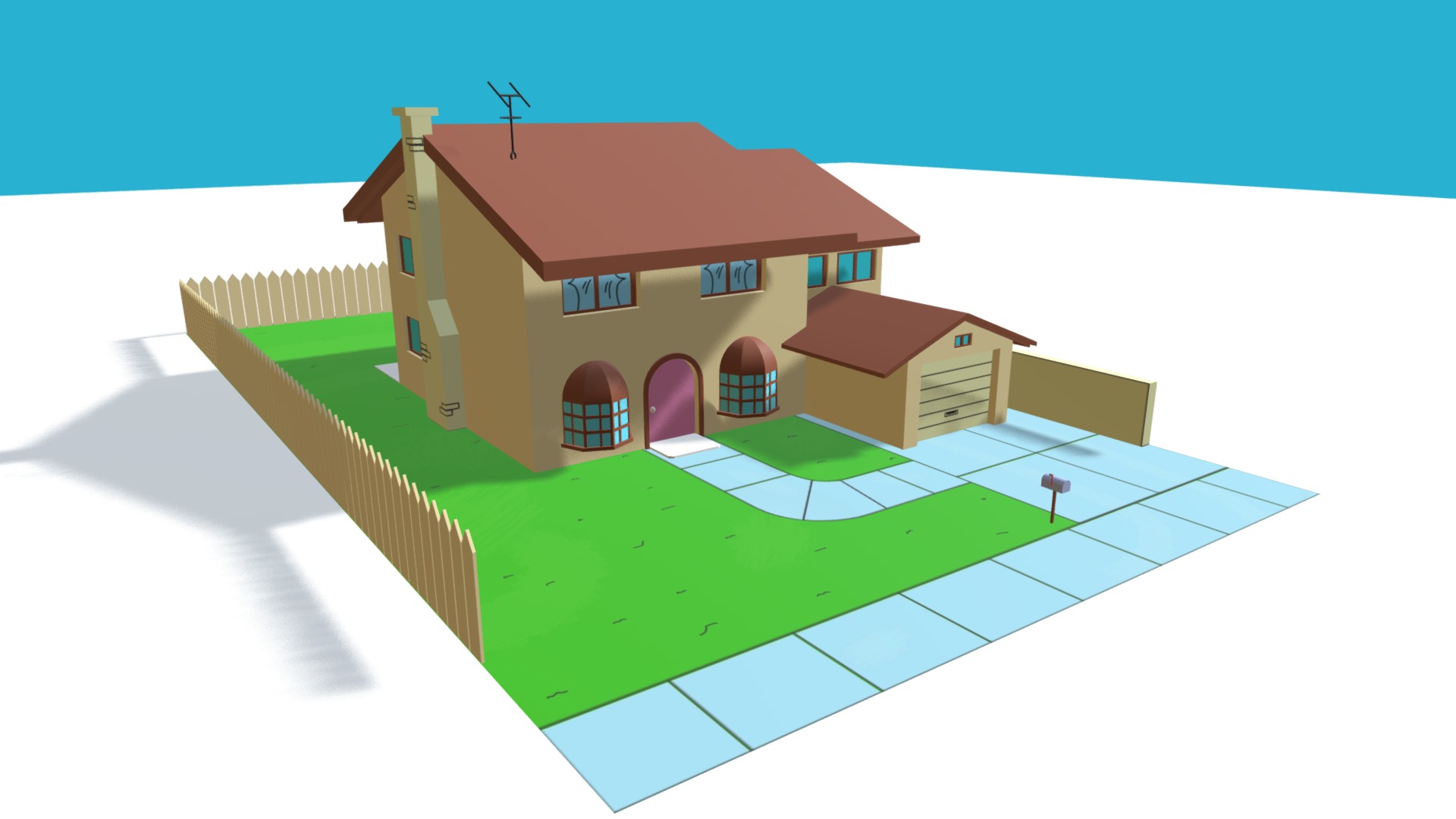 Simpson's House - 3D model by Luis Yanza (@luisfyanza) [ab82a30 ...