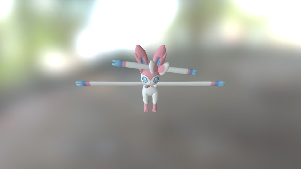 Sylveon - 3D model by Rashky [ab84bc5] - Sketchfab