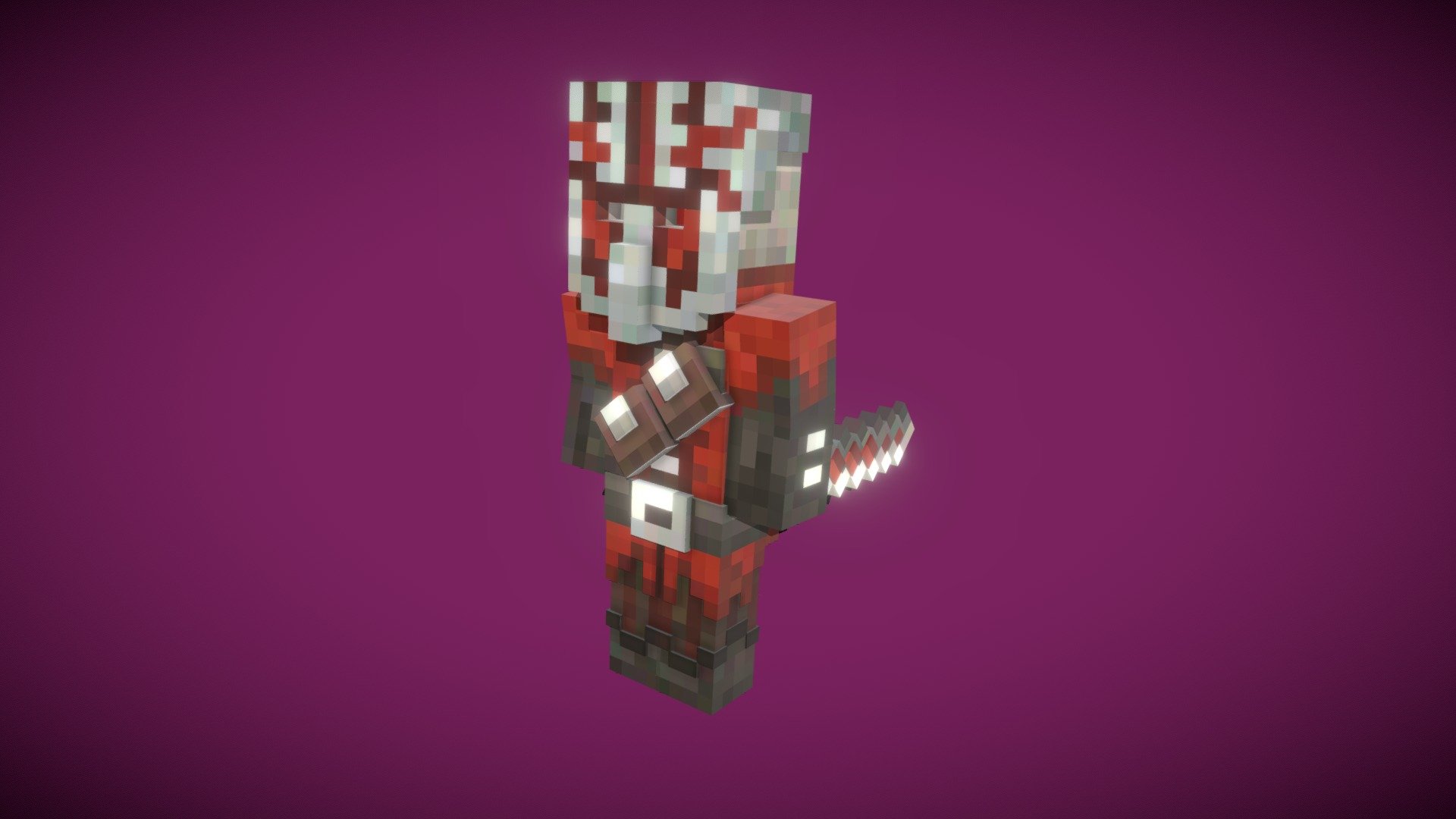Blood Moon Asassin Pillager - 3D model by WaldyX [ab84ce6] - Sketchfab
