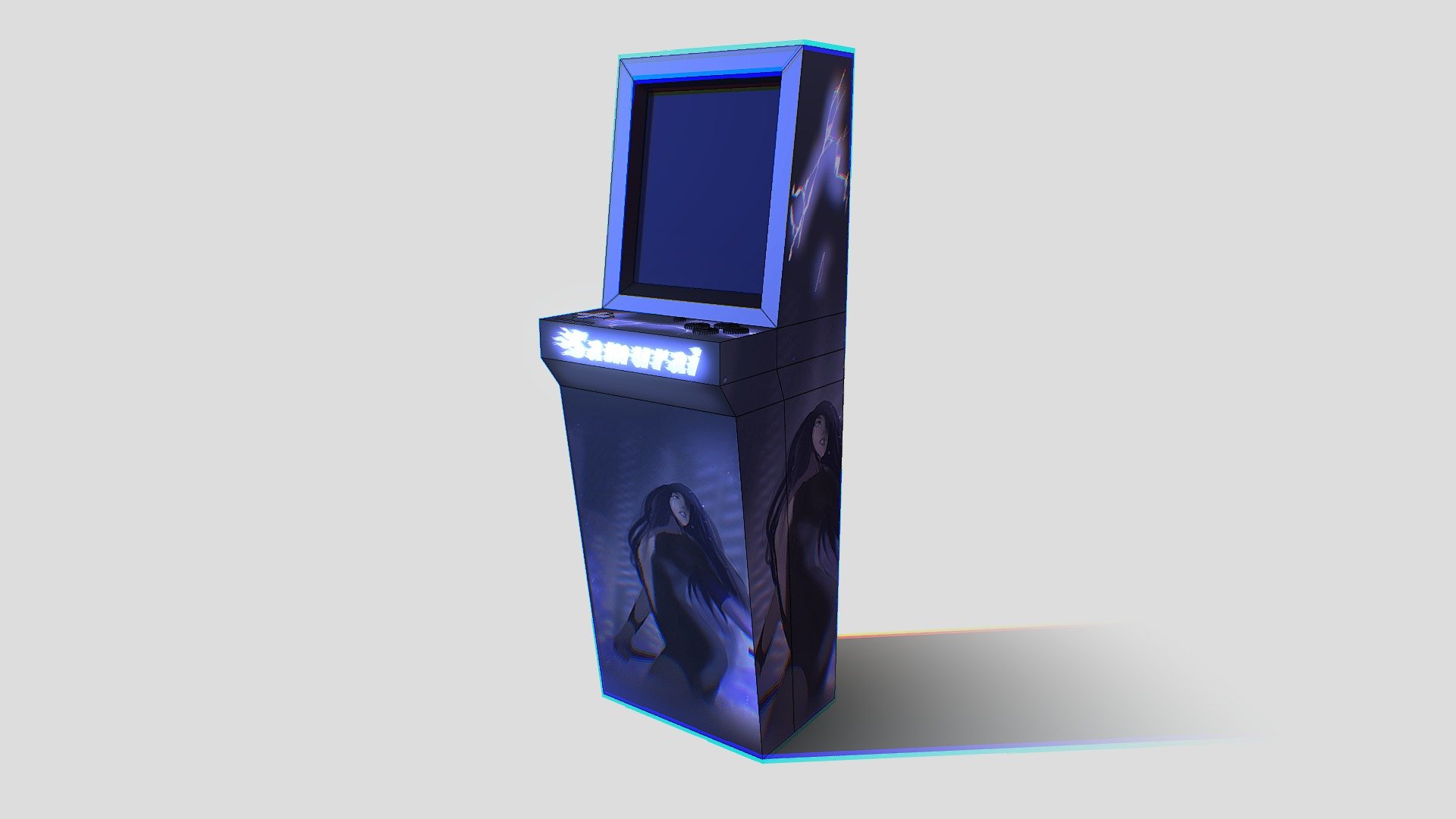 Vice samurai arcade - 3D model by SamDieters [ab87546] - Sketchfab