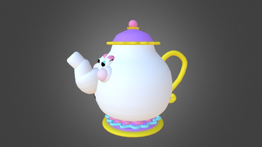 Mrs Potts - Download Free 3D model by seysusan [ab883fc] - Sketchfab