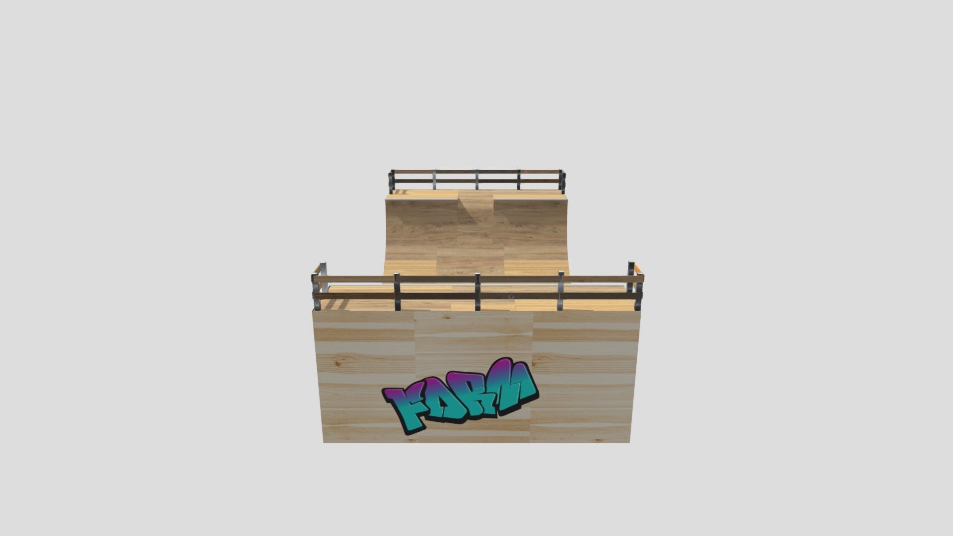 Assignment 5 Textured Halfpipe - Download Free 3D model by Syuen_Tong ...