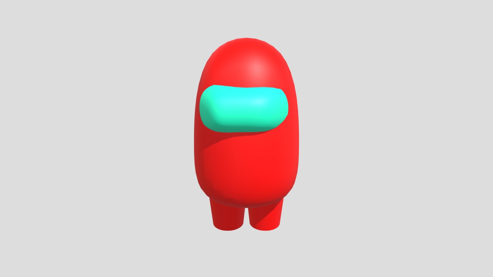 AMONG US RED MODEL 3D - 3D model by julianhurtado [ab8a369] - Sketchfab