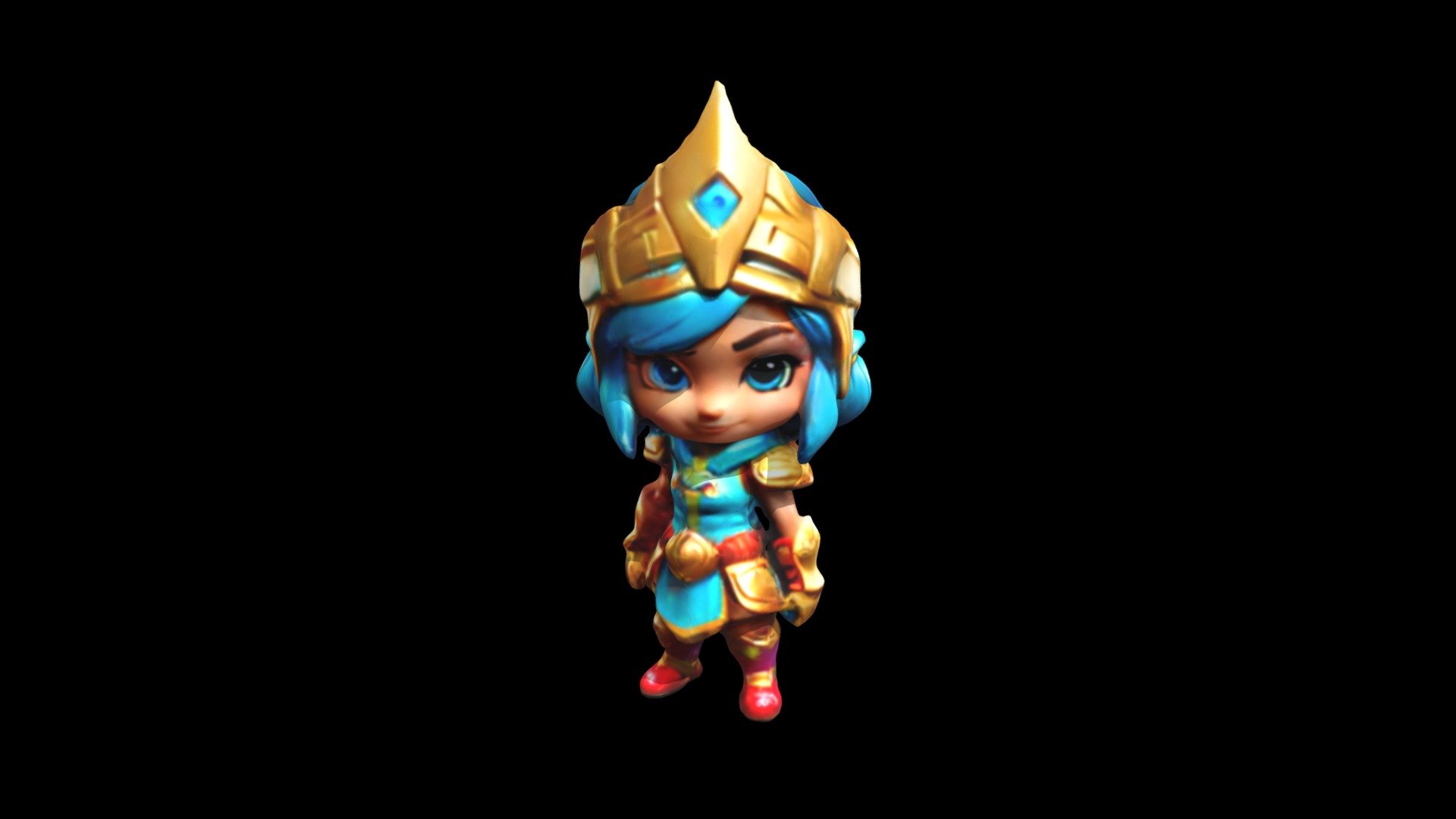 Female Warrior Sovereign Courageous and Majesti - Download Free 3D ...