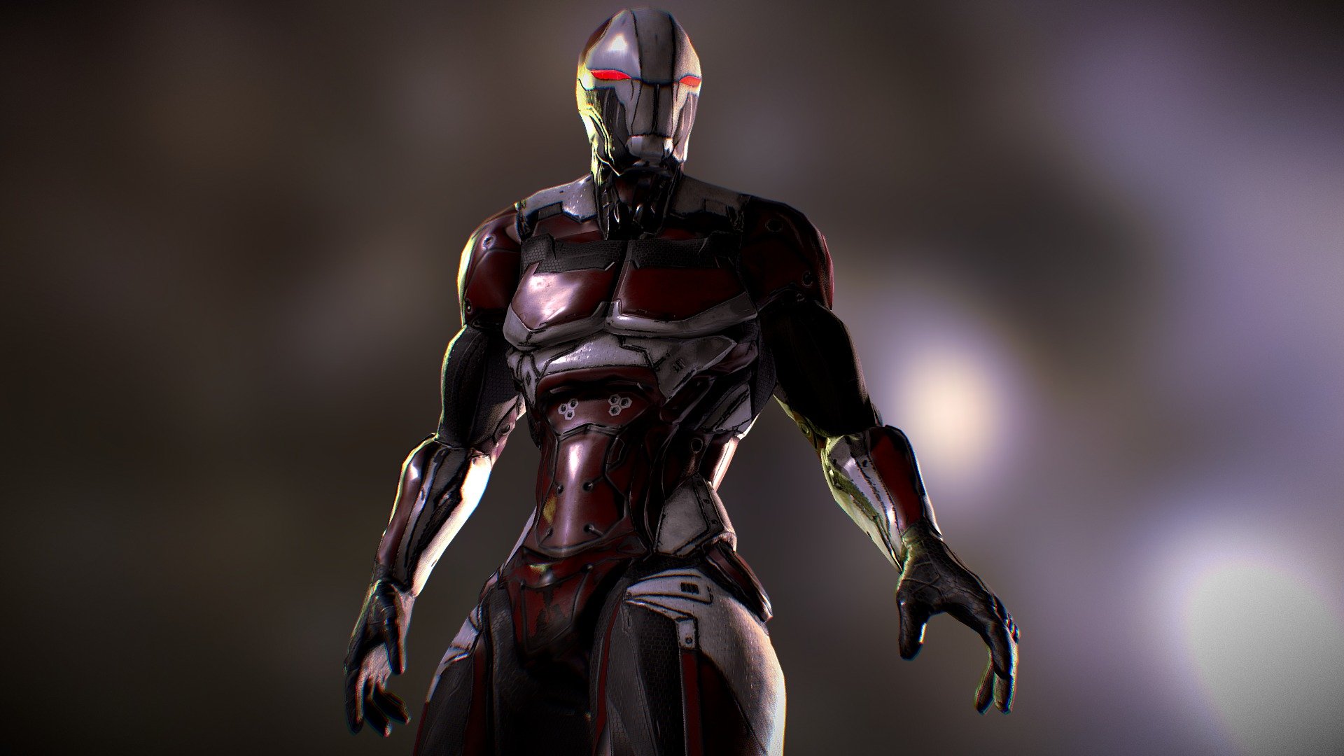 Cyber Killer PBR - Buy Royalty Free 3D model by Rumpelstiltskin ...