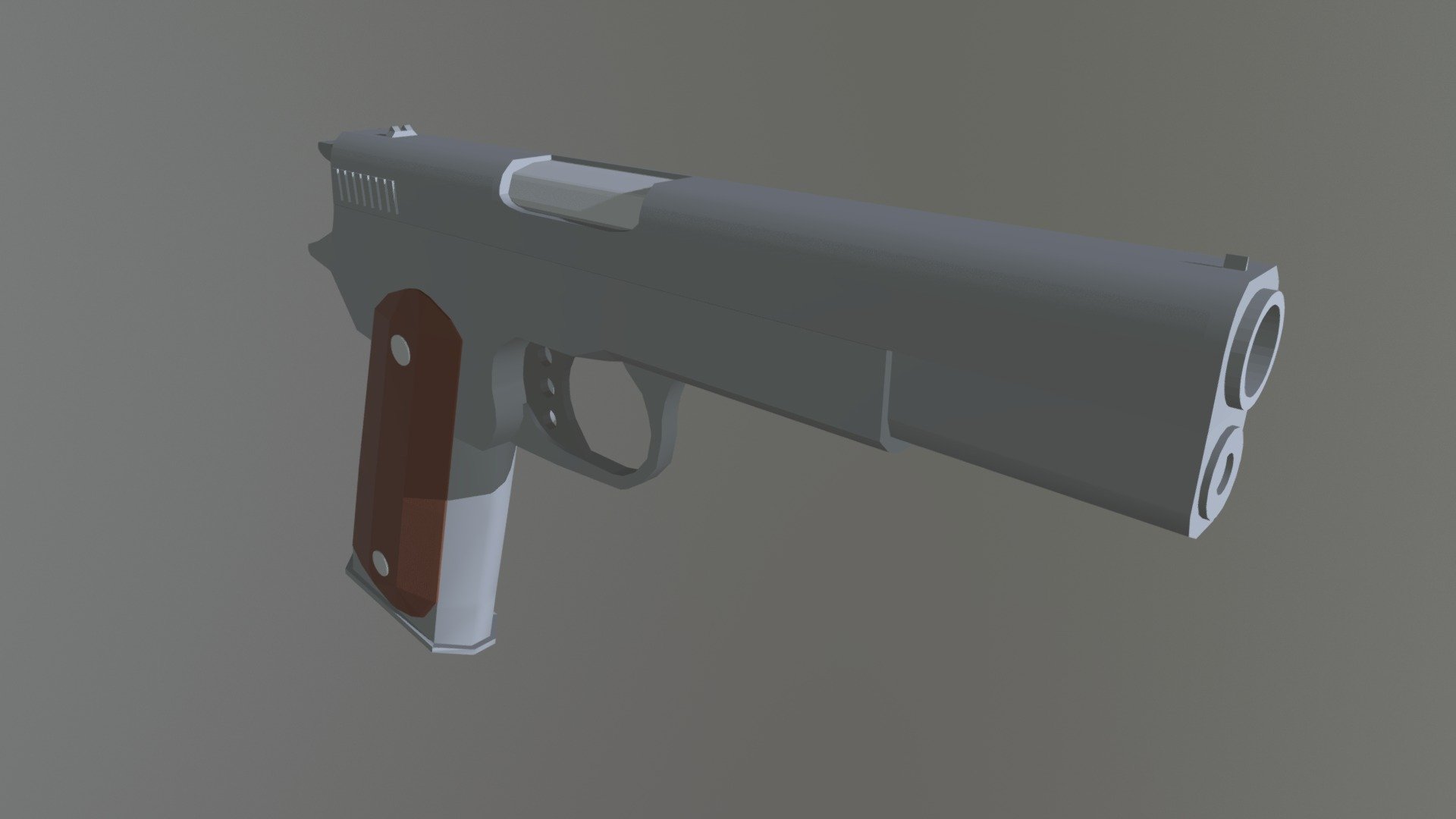 Low poly M1911 - 3D model by VennyBoi [ab8ca7c] - Sketchfab