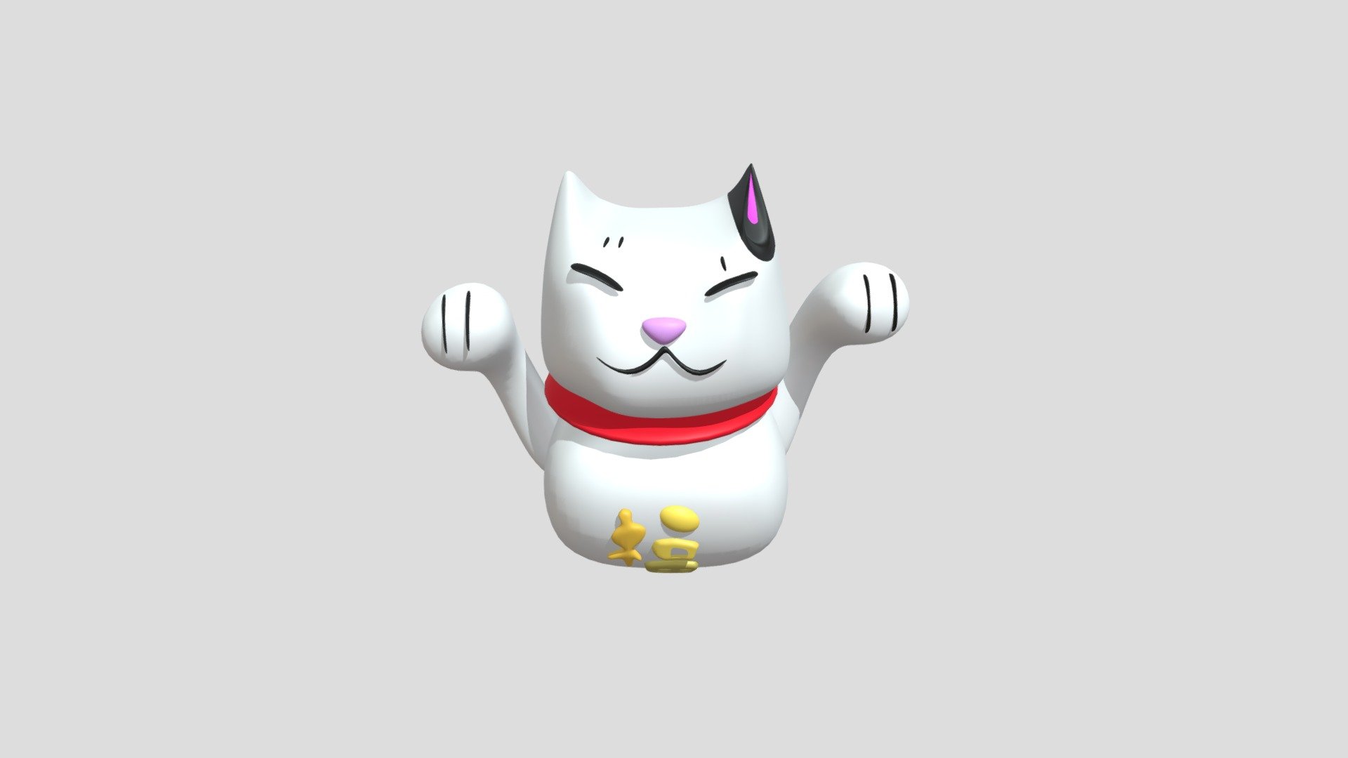 Lucky Cat - 3D model by Pup & Pao (@idreamba) [ab8d213] - Sketchfab