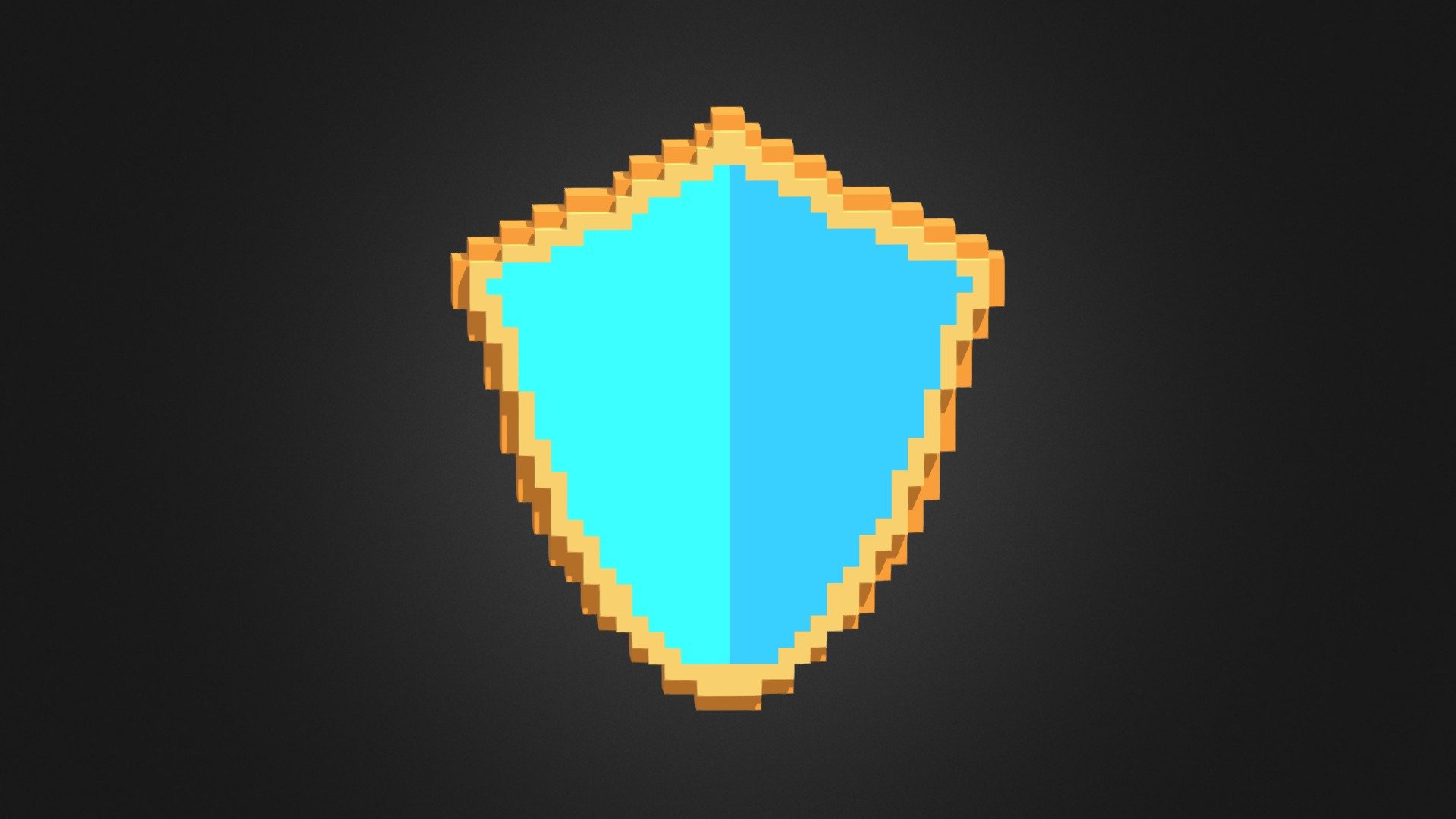 Voxel Shield - 3D model by Tomoku [ab8dc02] - Sketchfab