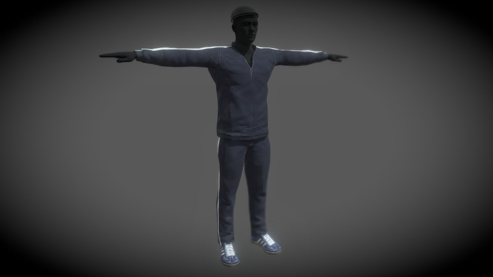 Bandit costume 3d low poly model - Buy Royalty Free 3D model by ...