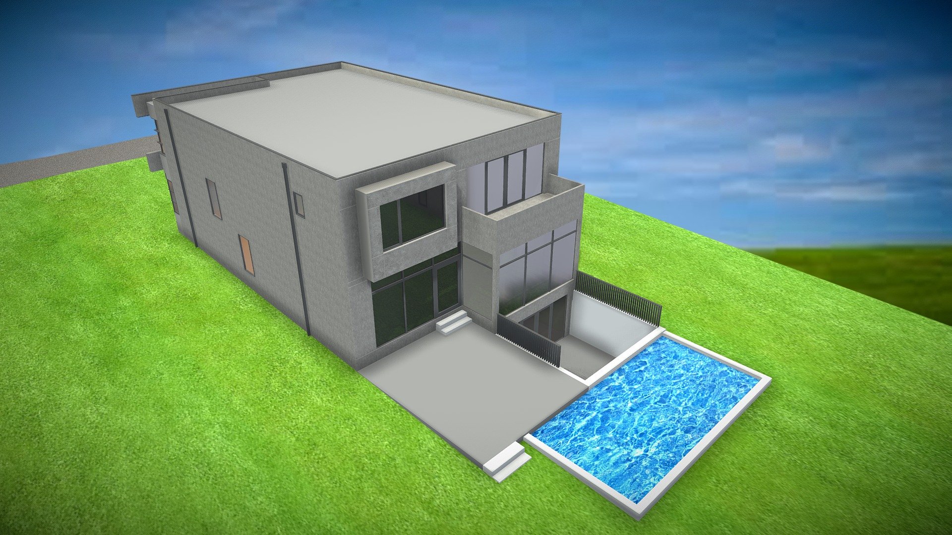 Modares - 360 spin model of 3D house - 3D model by Render3DQuick ...