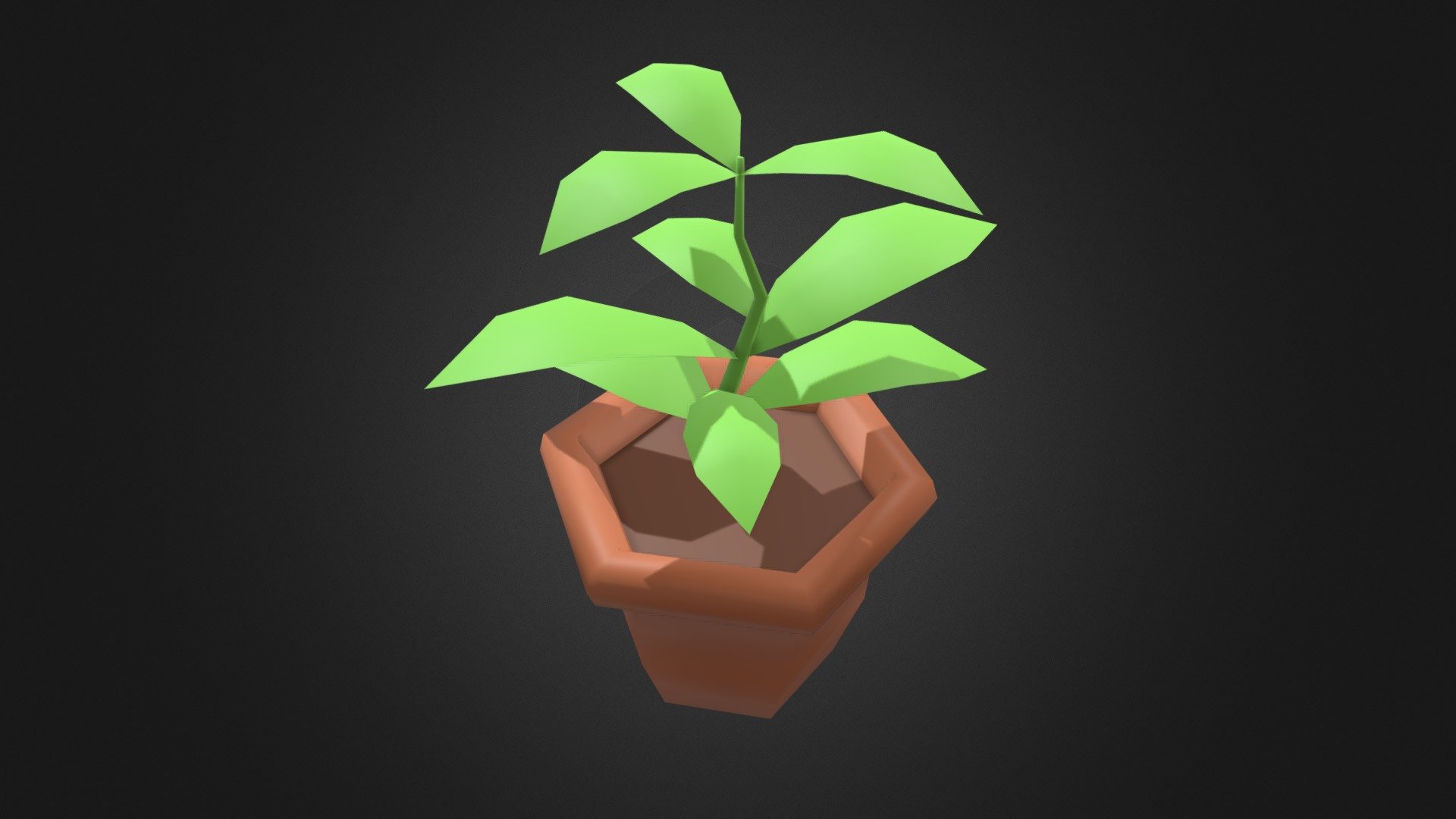 Household Props Challenge Day #26 - Potted Plant - 3D model by Liberi ...