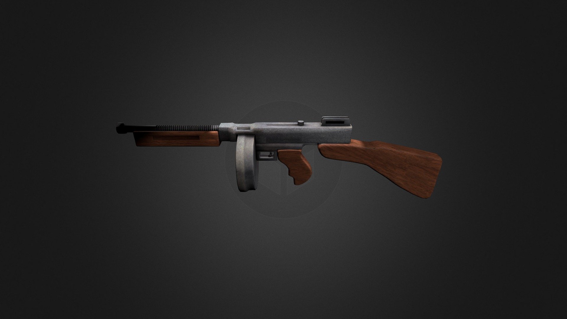 sketchfab-tommygun - 3D model by default_cube [ab90115] - Sketchfab