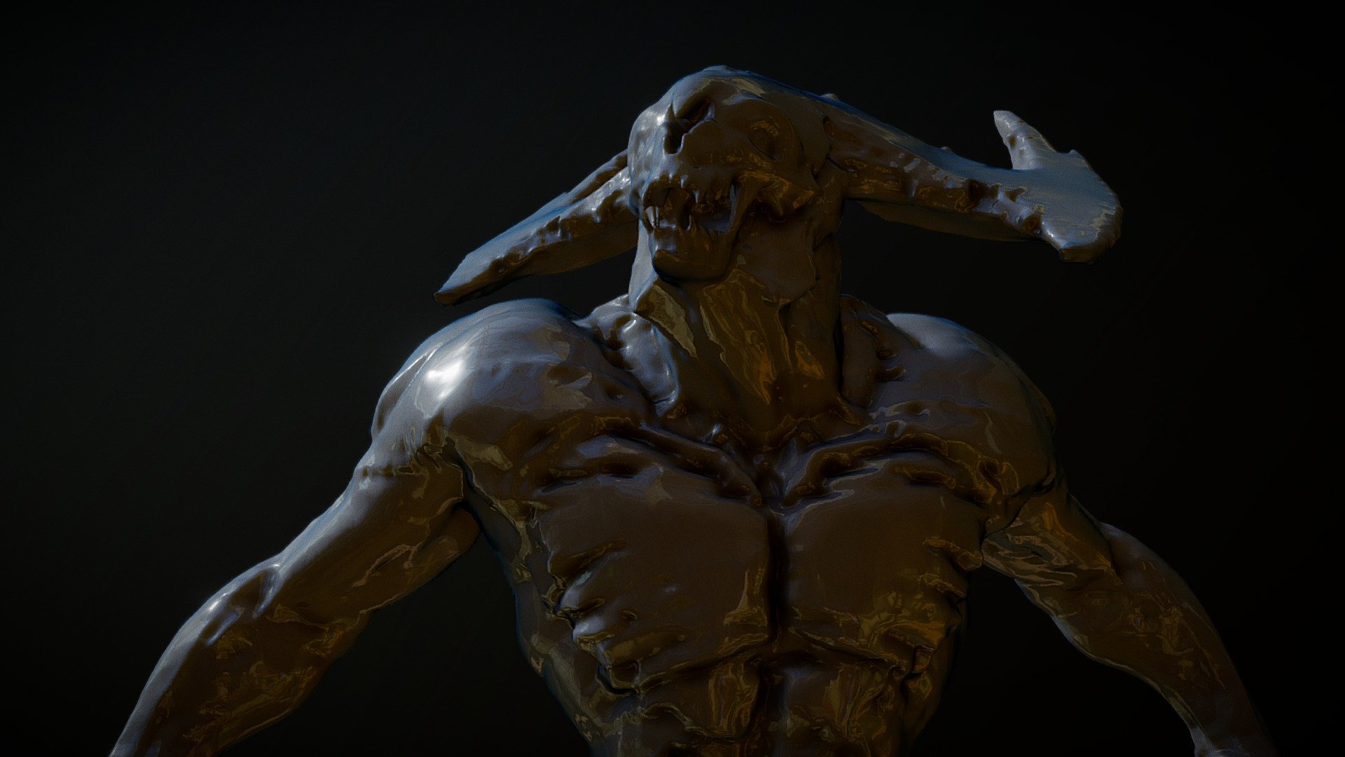 Demon - 3D printable - Download Free 3D model by Slate [ab90138 ...