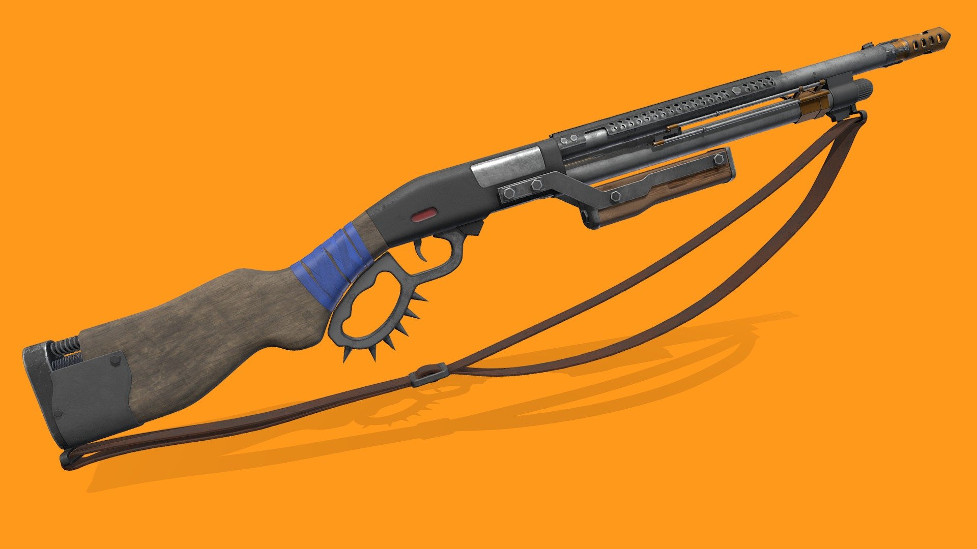 Scrap Shotgun - 3D model by TTC_Dev [ab91afe] - Sketchfab