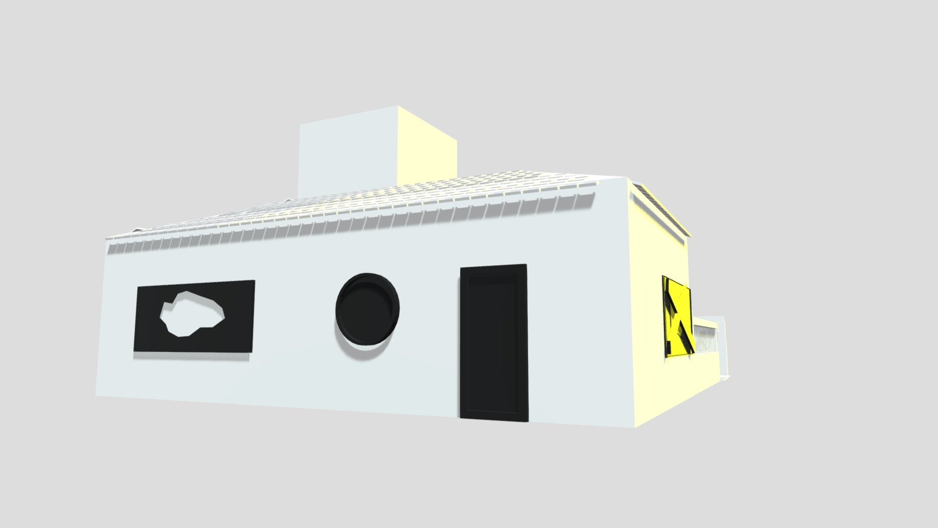 abandoned house - 3D model by this app thinks i am a robot (@UE4_BBR ...