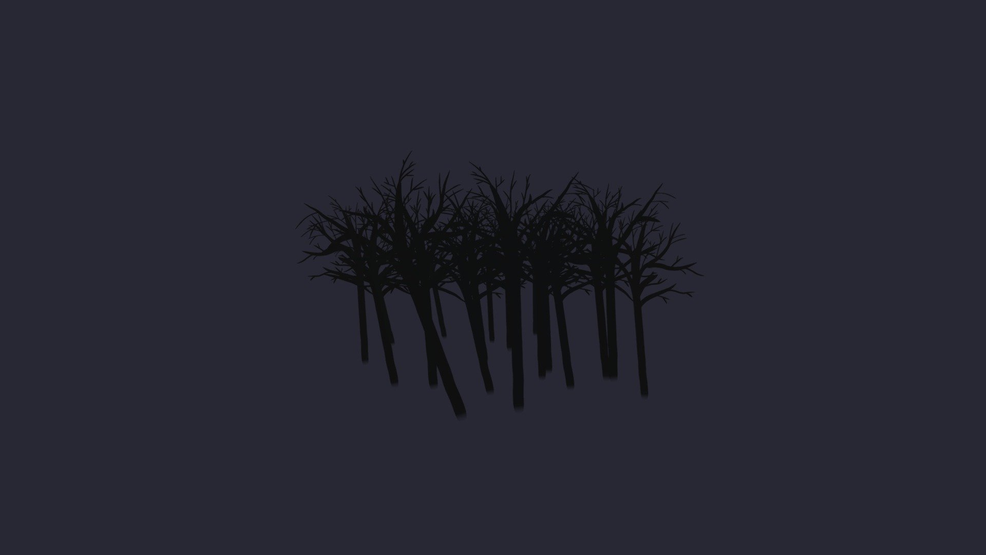 Backgroud Trees in the night - Download Free 3D model by rangordin ...