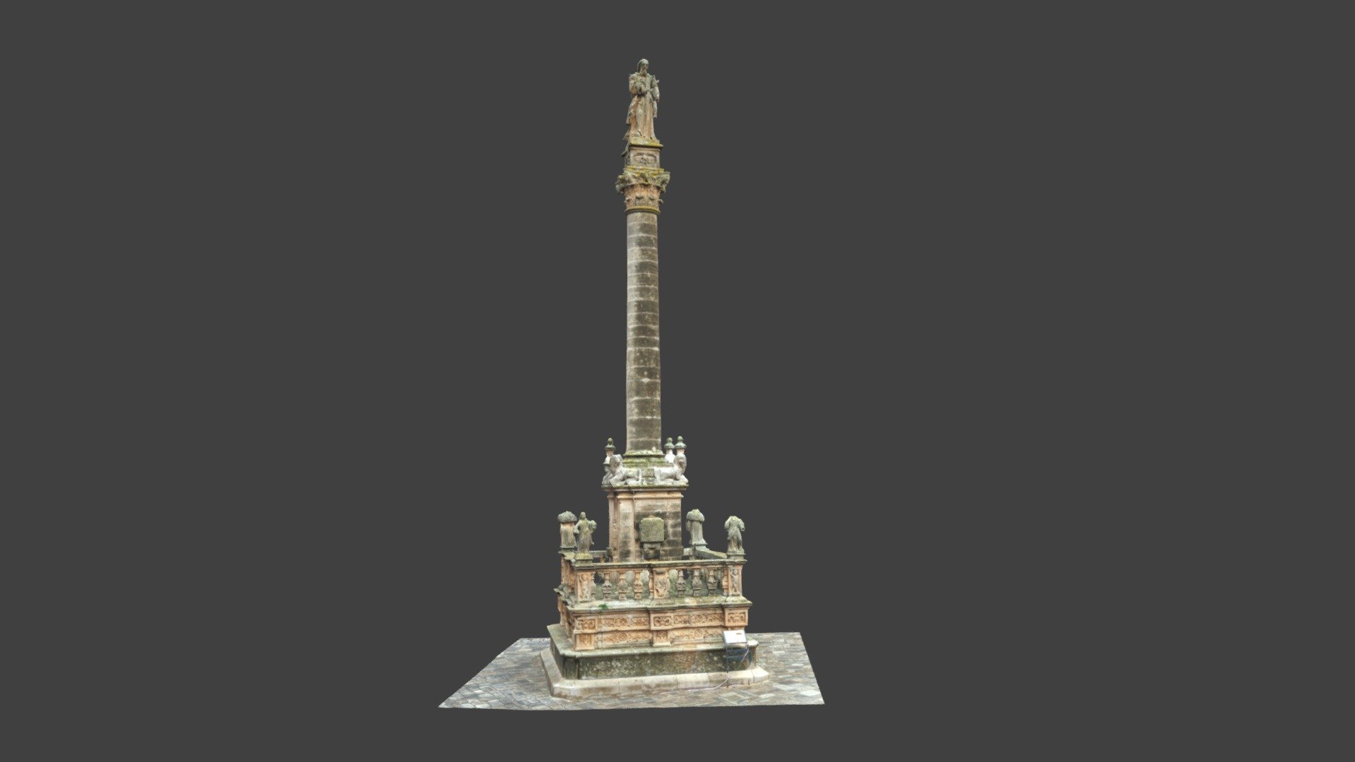 Colonna Barocca - 3D model by corchialaura [ab946cb] - Sketchfab