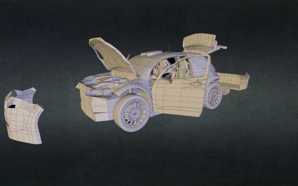 Car Progress 17 - 3D model by Harj (@harjinder) [ab96bbb] - Sketchfab