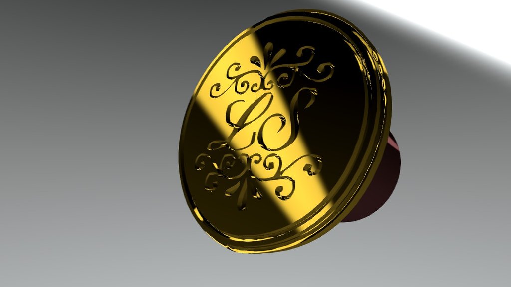 Seal for Wax Stamp - 3D model by Laura Salas (@lalala.laura) [ab96ce9 ...