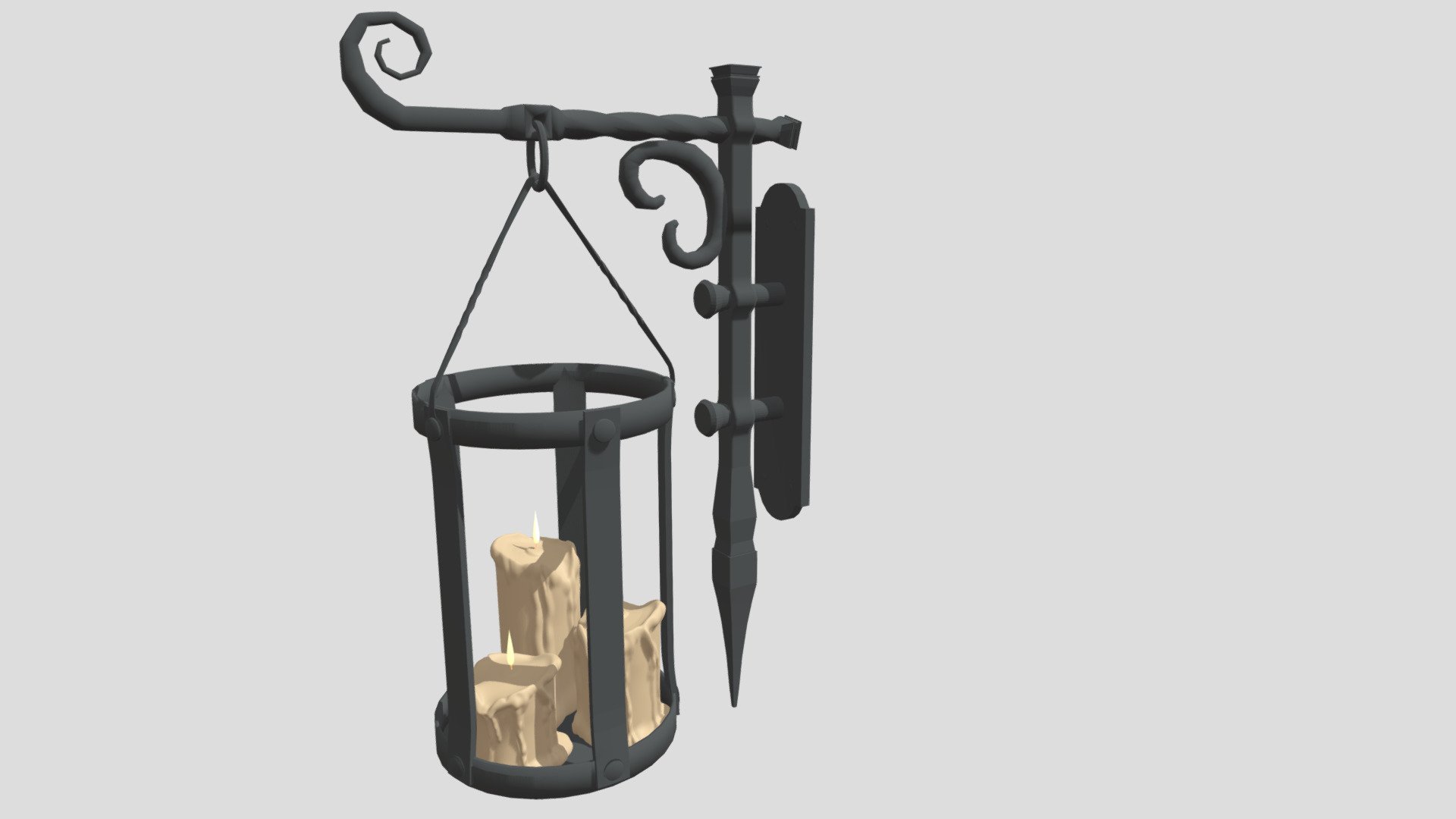 Viking Candle Light - Download Free 3D model by Kalabaris (@kalabwood ...