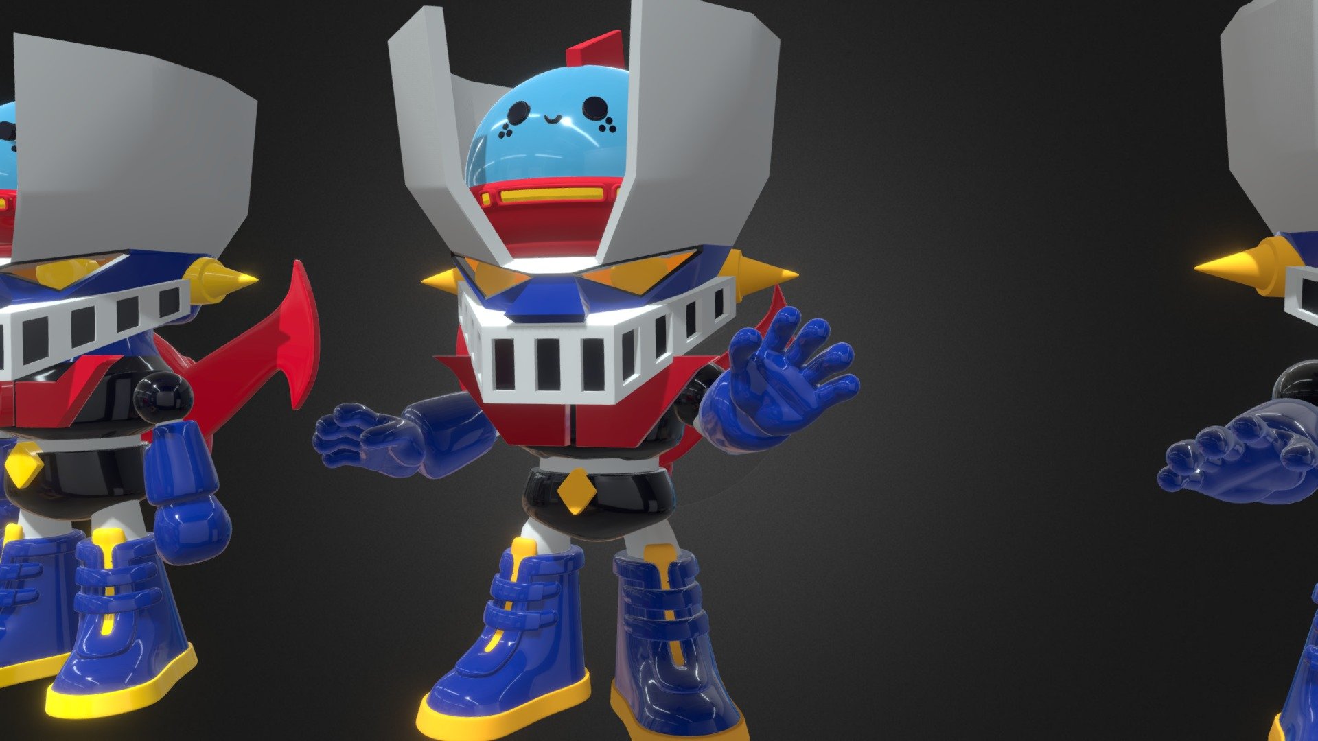 Giant Robot - 3D model by MrZ0o [ab9833b] - Sketchfab