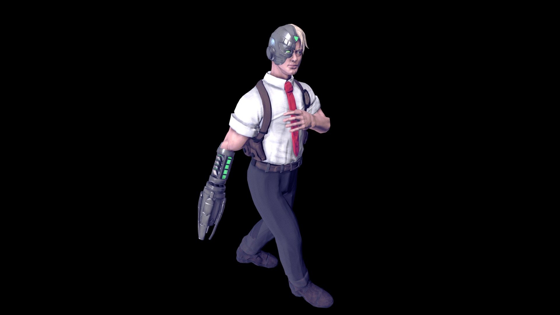 Cyborg Detective - Download Free 3D model by Matt (@matthieu.leclair ...