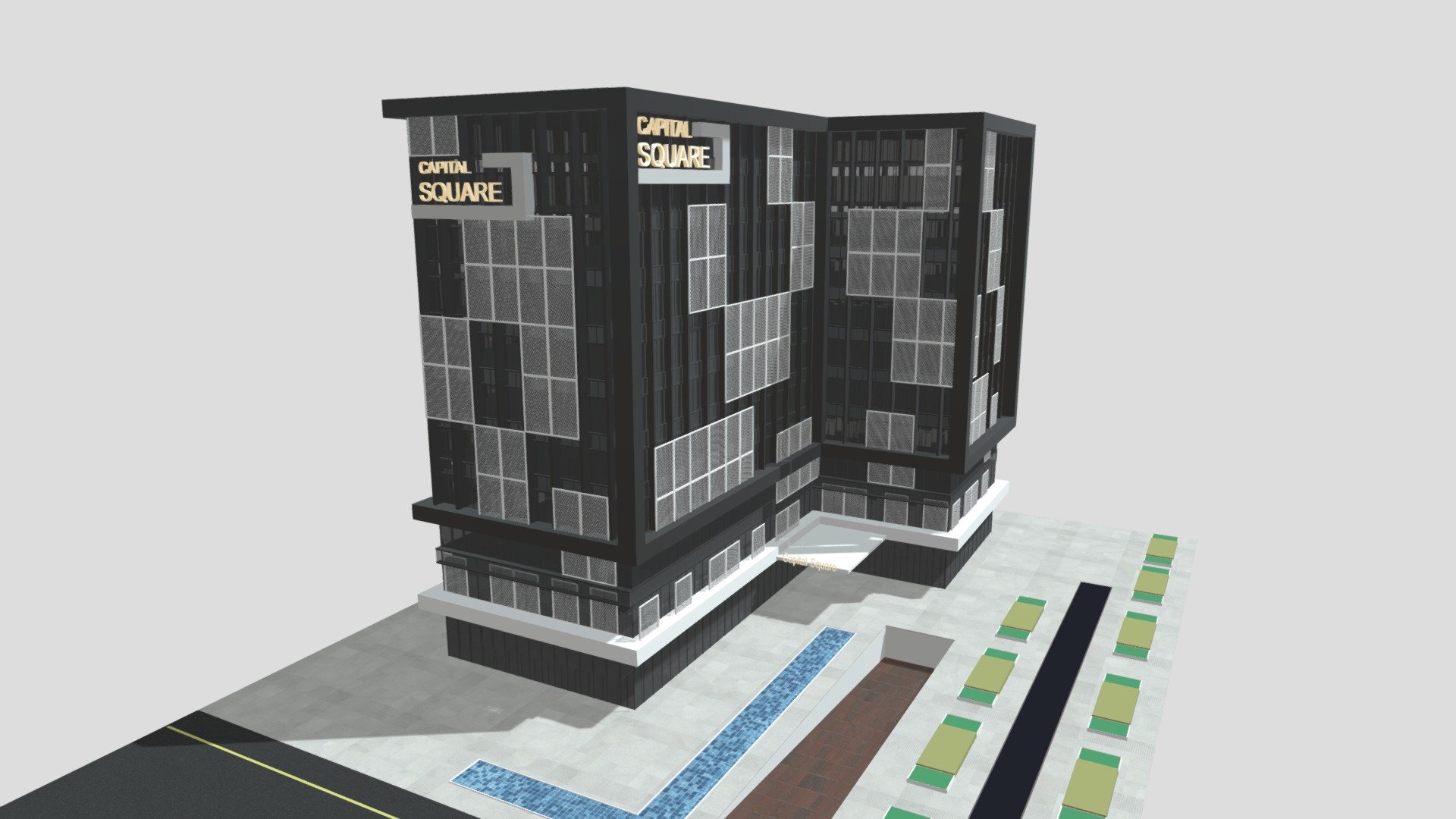 capital square mall - 3D model by Egy-maps [ab9a789] - Sketchfab