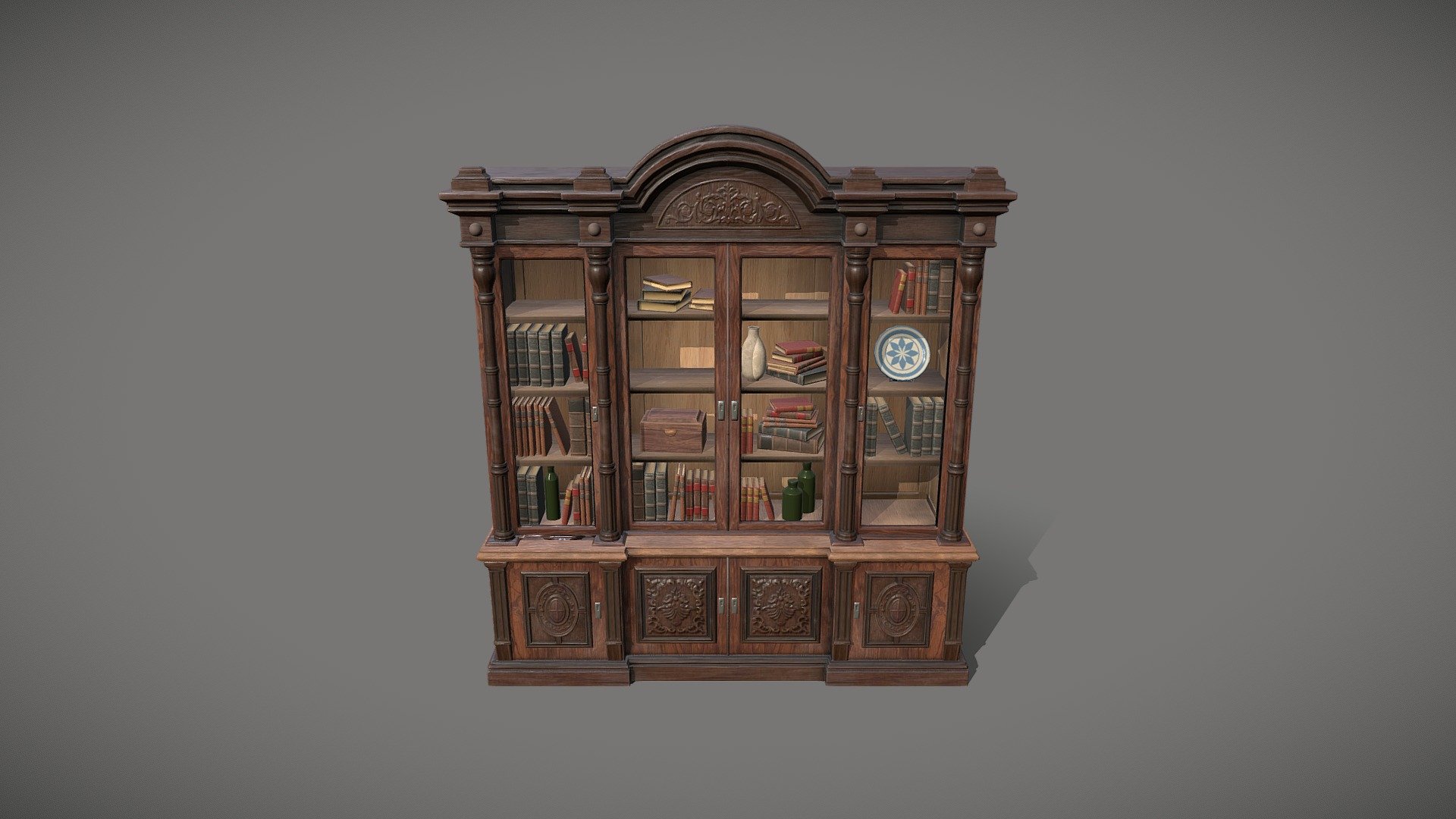Victorian Cabinet Hero Asset - 3D model by Elive101 [ab9a99a] - Sketchfab