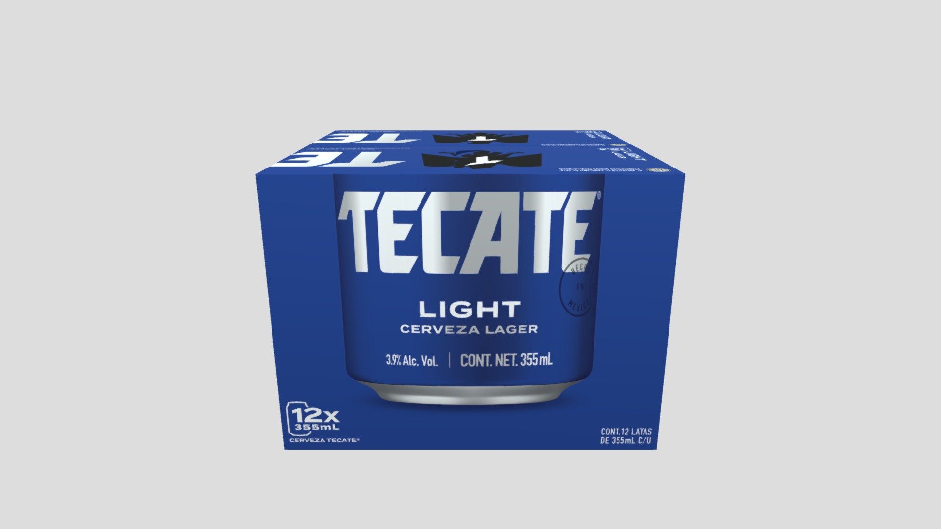 12 Pack Tecate (Billboard) - 3D model by Empack (@empackgraphics ...