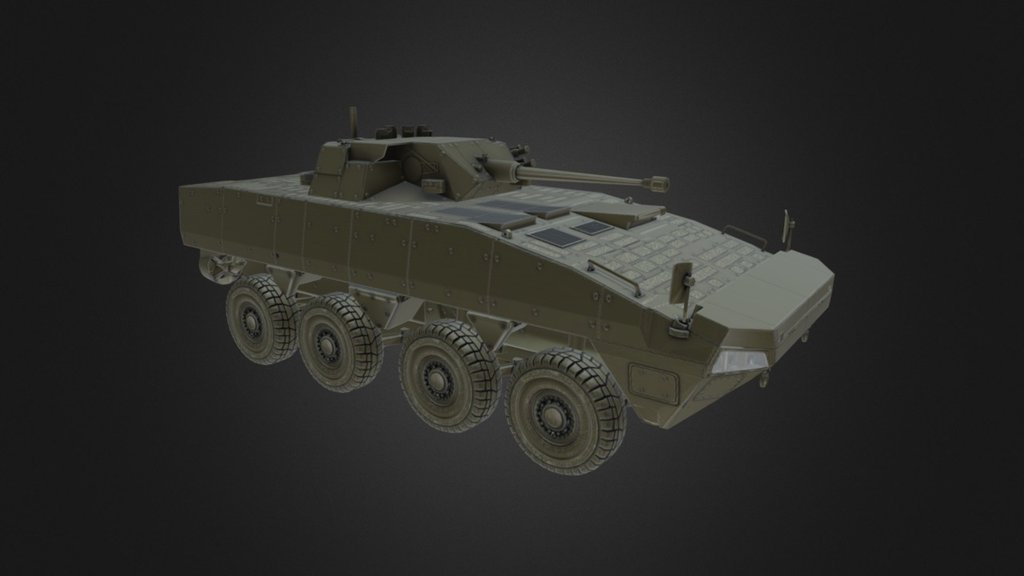 Patria AMV - 3D model by KrzysztofZwolinski [ab9c329] - Sketchfab