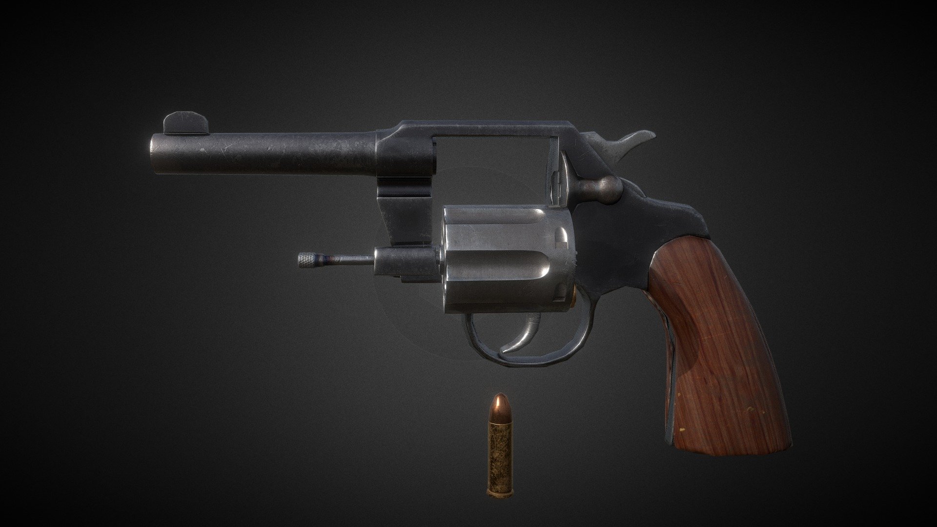 revolver - Download Free 3D model by 974390566xy [ab9ca56] - Sketchfab