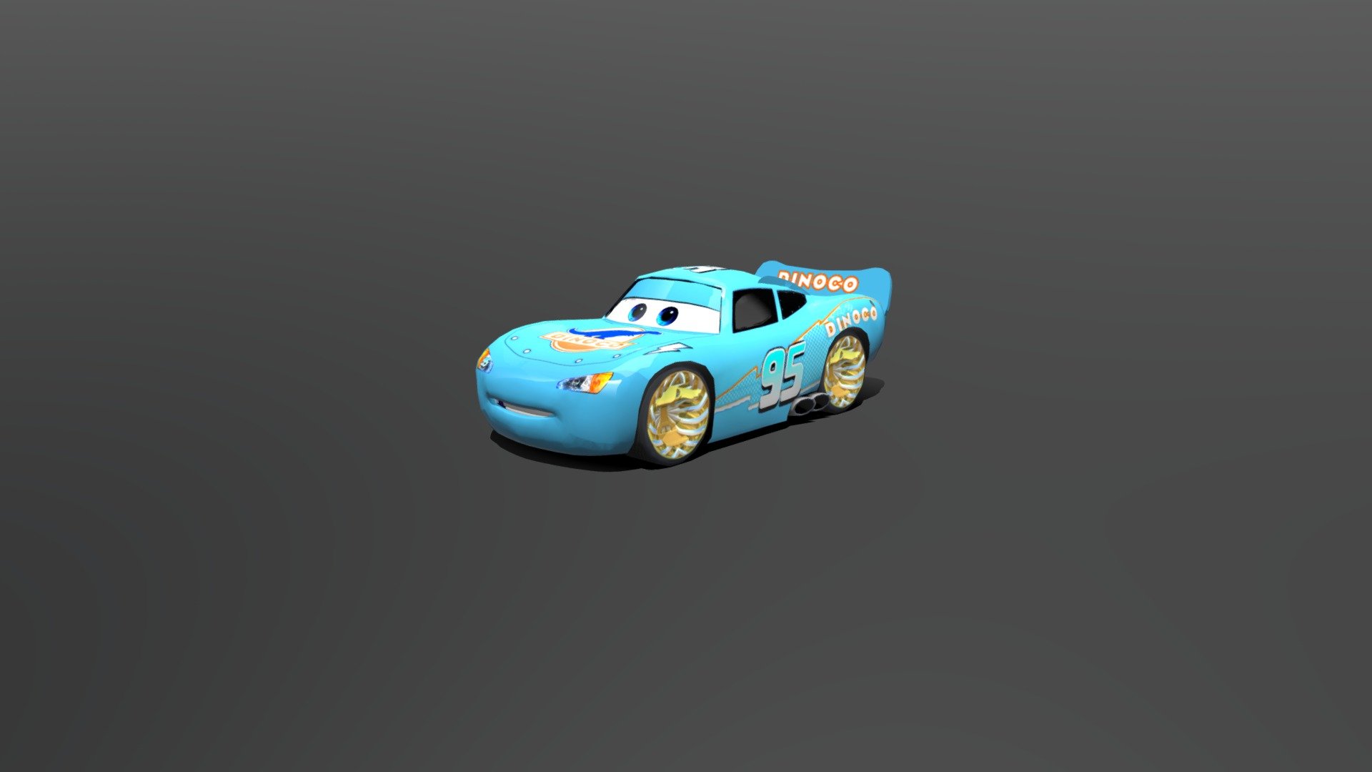 Cars Fast As Lightning - Dinoco McQueen - Download Free 3D model by ...