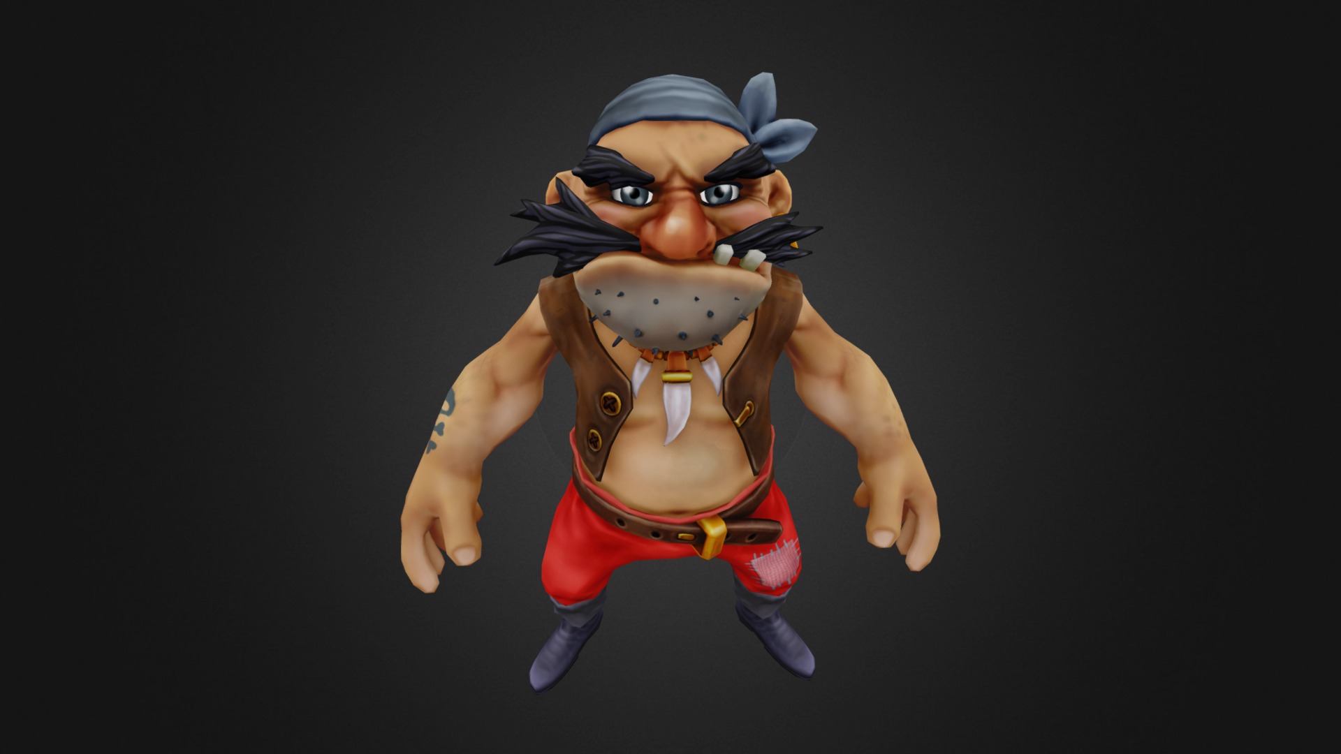 Pirat - 3D model by androniy_pa150 [ab9fb70] - Sketchfab