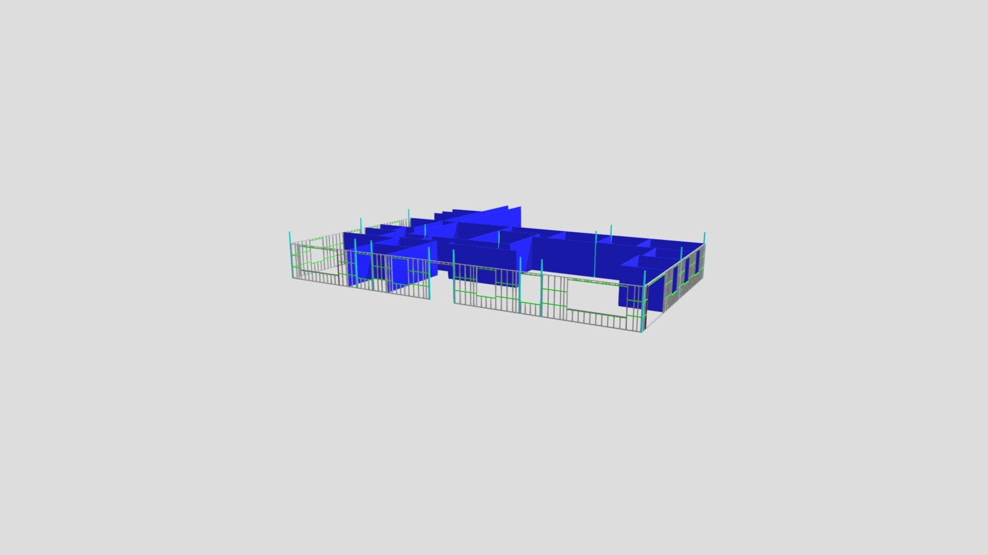 J162 Ext Walls - Download Free 3D model by ISF&T (@Innosteel) [aba099e ...