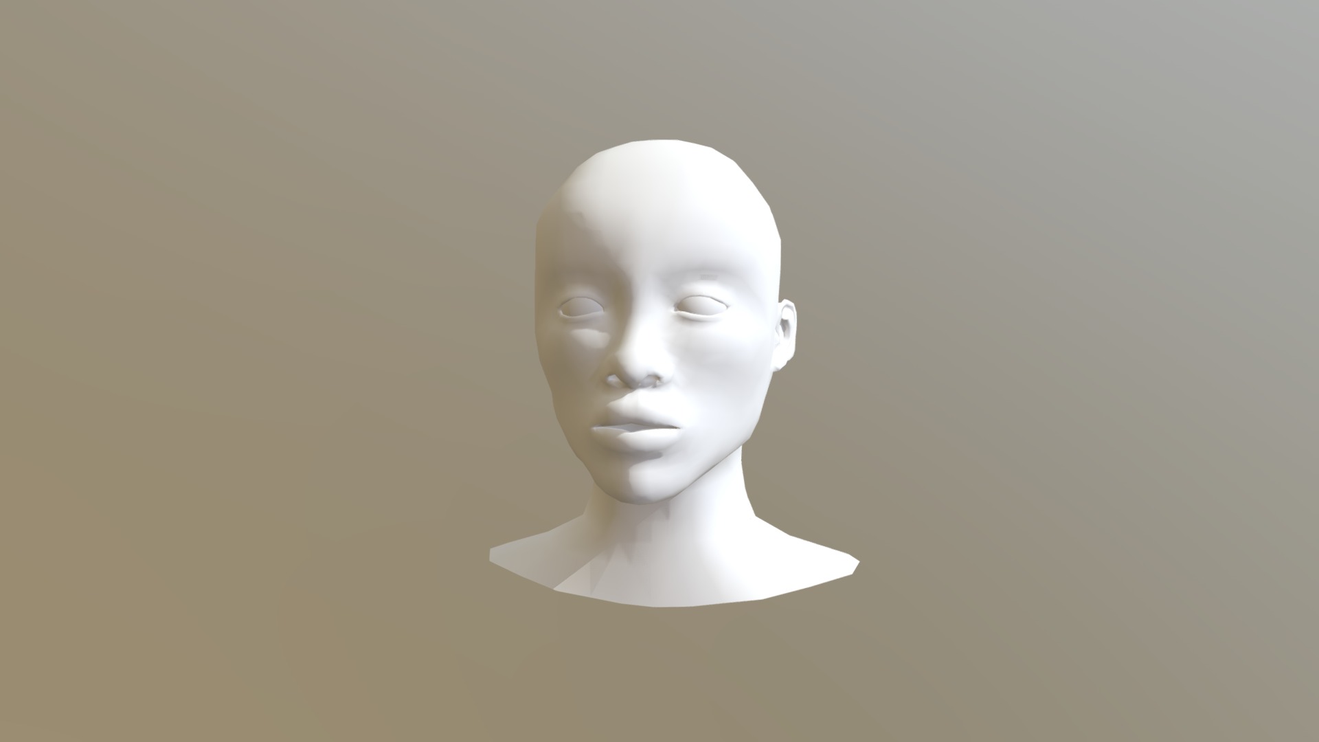 Head study - 3D model by Acitome [aba0a3d] - Sketchfab