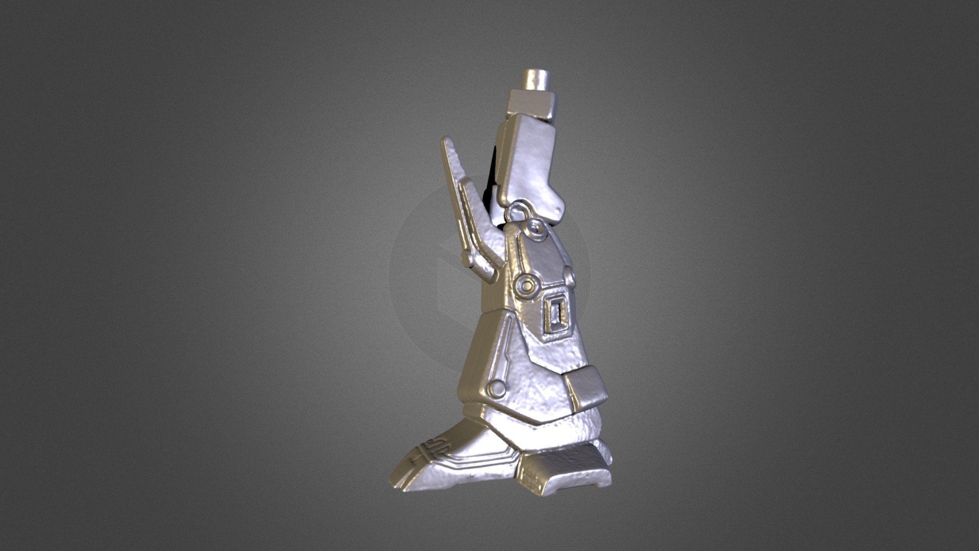 Robot B Gamba - 3D model by lucadibe [aba2177] - Sketchfab