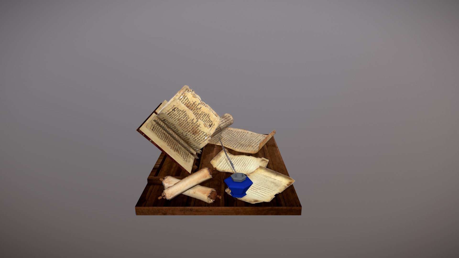 Book - 3D model by De_lin_a (@De_li_na) [aba302c] - Sketchfab