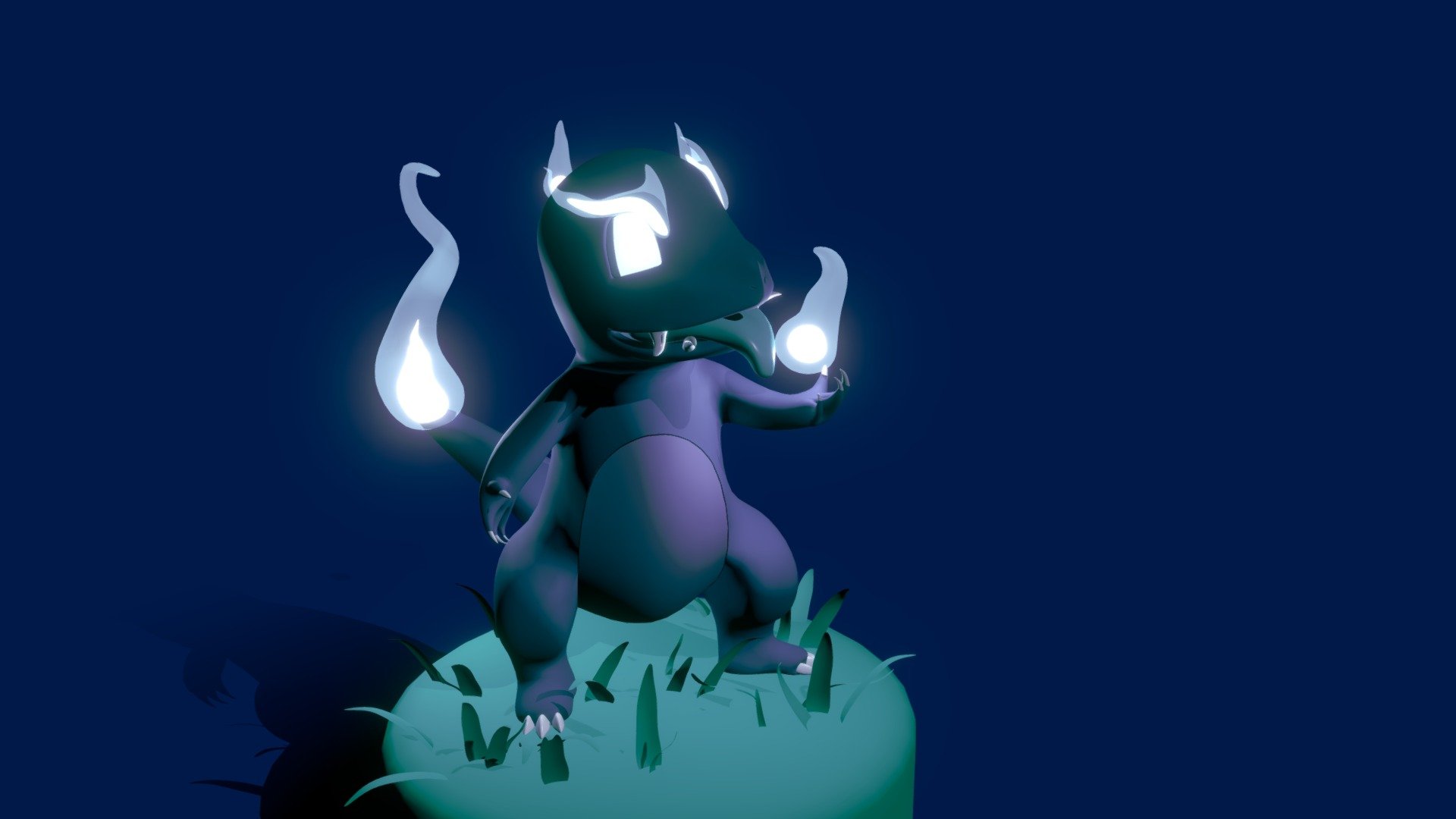 Spooky Season Charmander - Download Free 3D model by spritemare ...