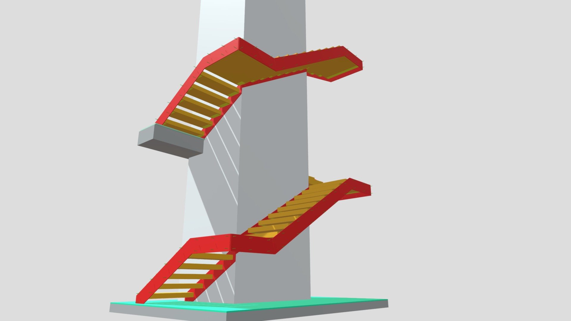 Plate Steel Stringer Model for BH Shoreline Vera - 3D model by JD ...
