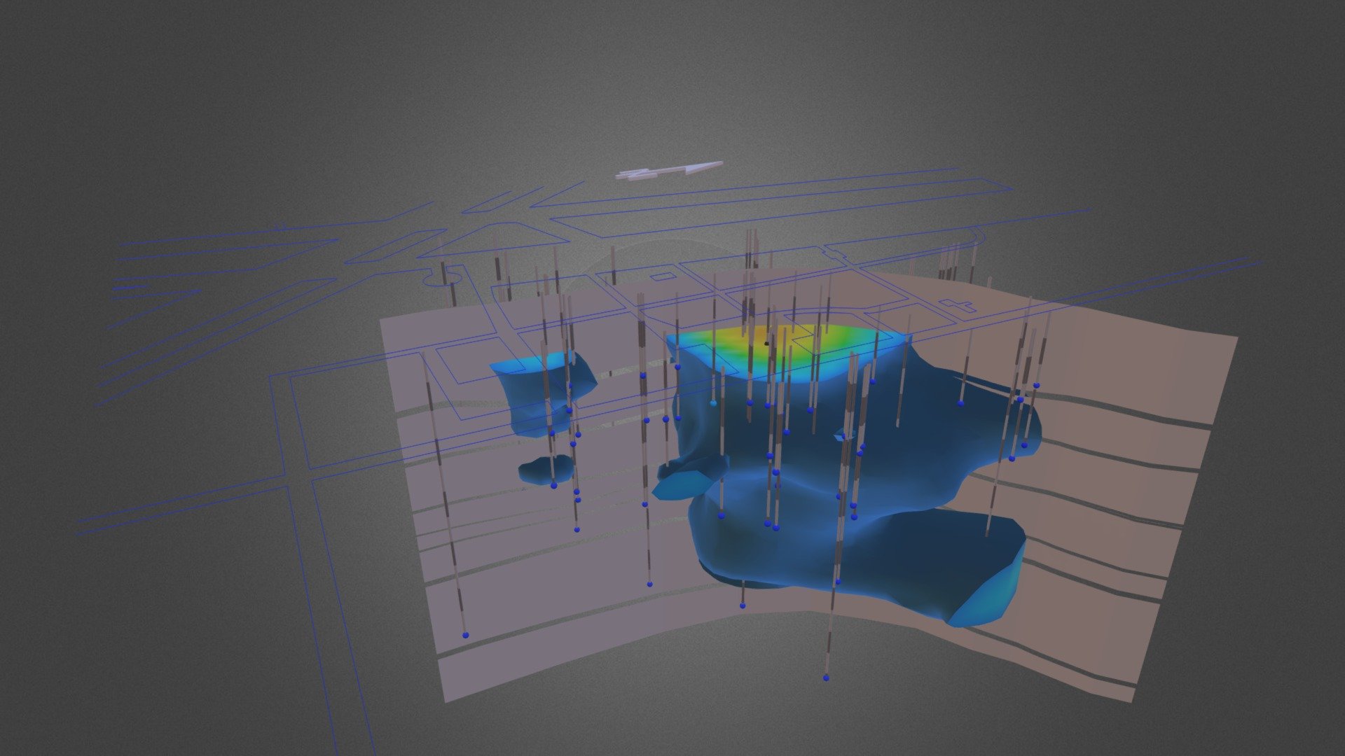 Sample Contamination Plume - 3D model by Interactive 3D Data ...
