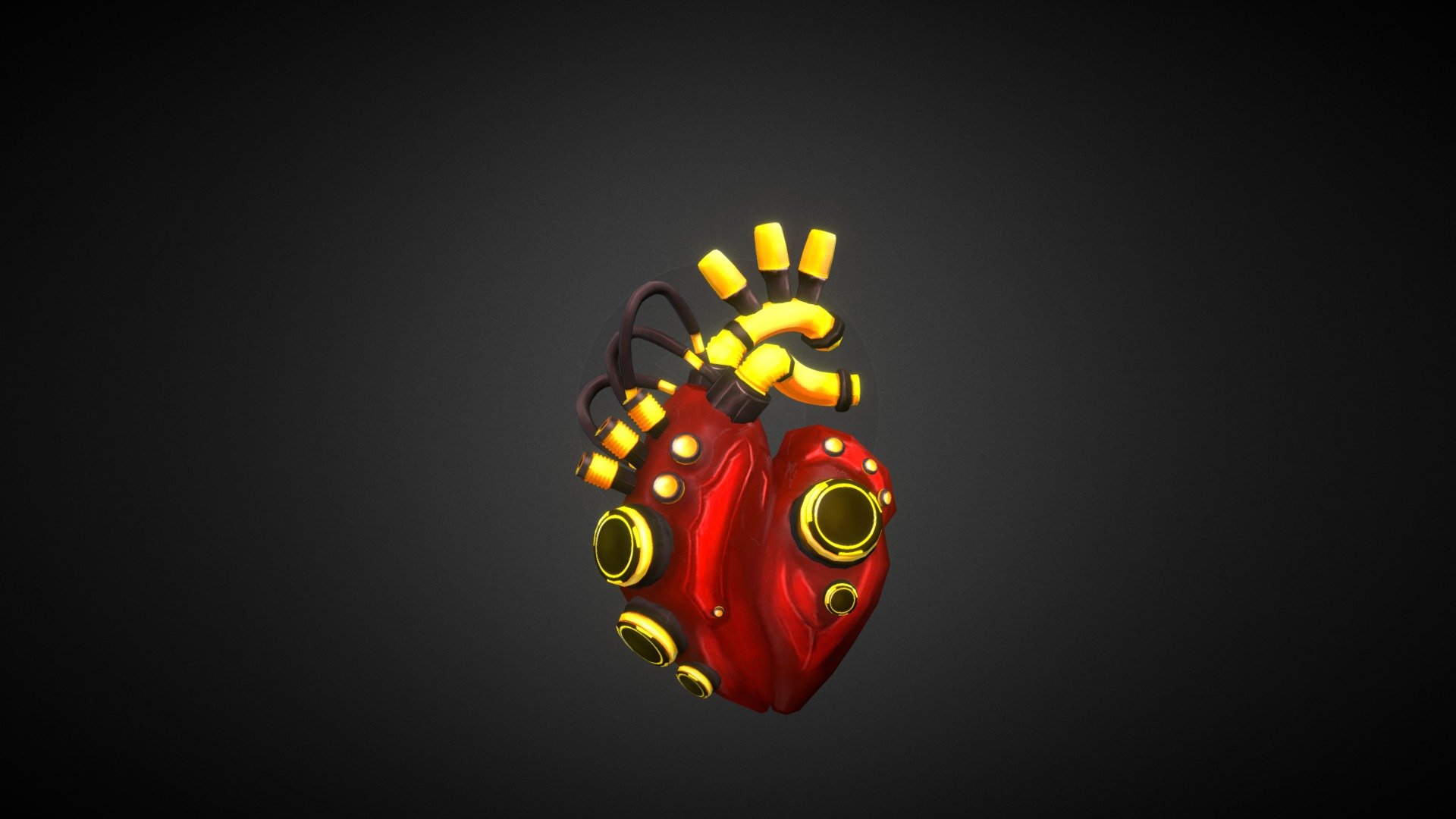 PowerUp Heart - 3D model by renatotb2 [aba95b4] - Sketchfab