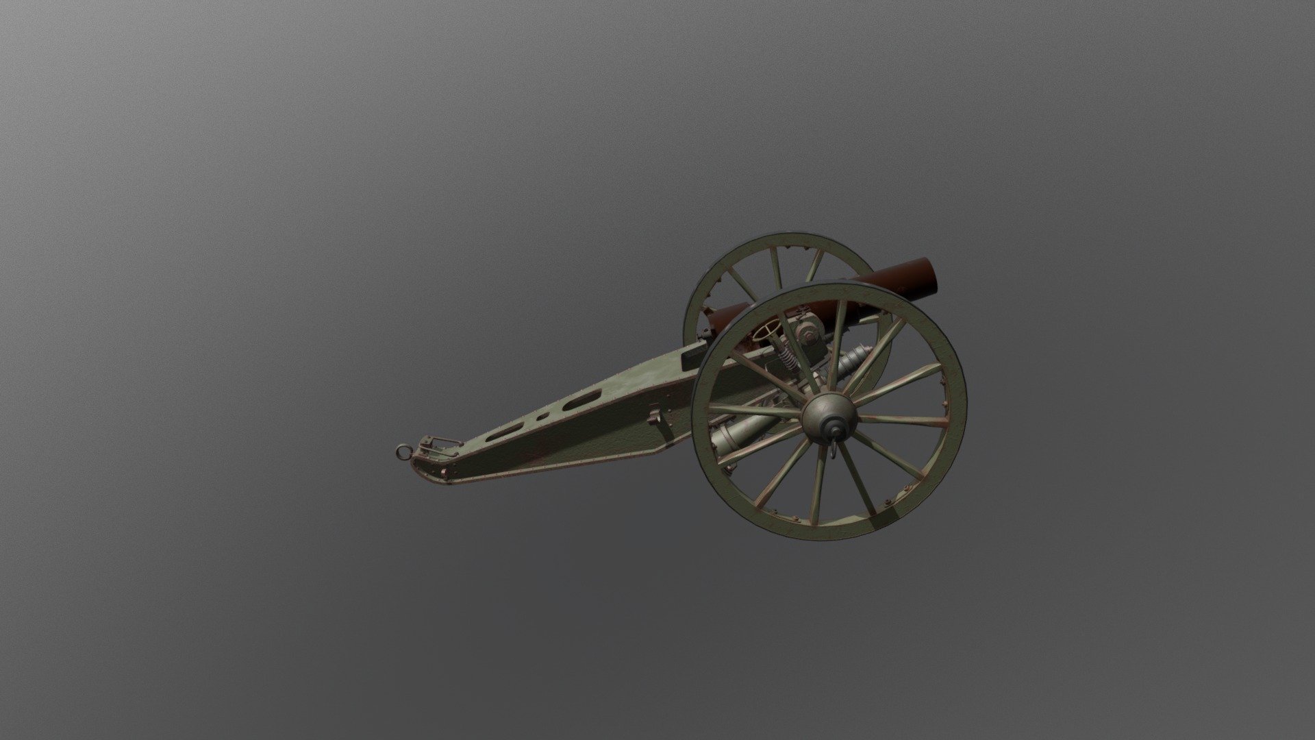 152 Mm) Field Mortar Of The 1885 Model - 3D model by Myfreedomofwork ...