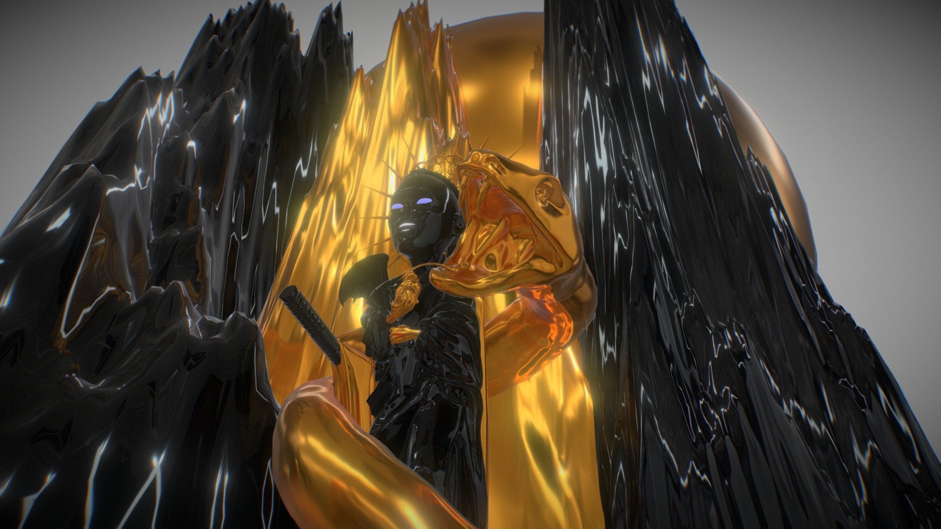 THE SNAKE KING - 3D model by DJ JON DANIELS (@djshinryu) [abaa057 ...