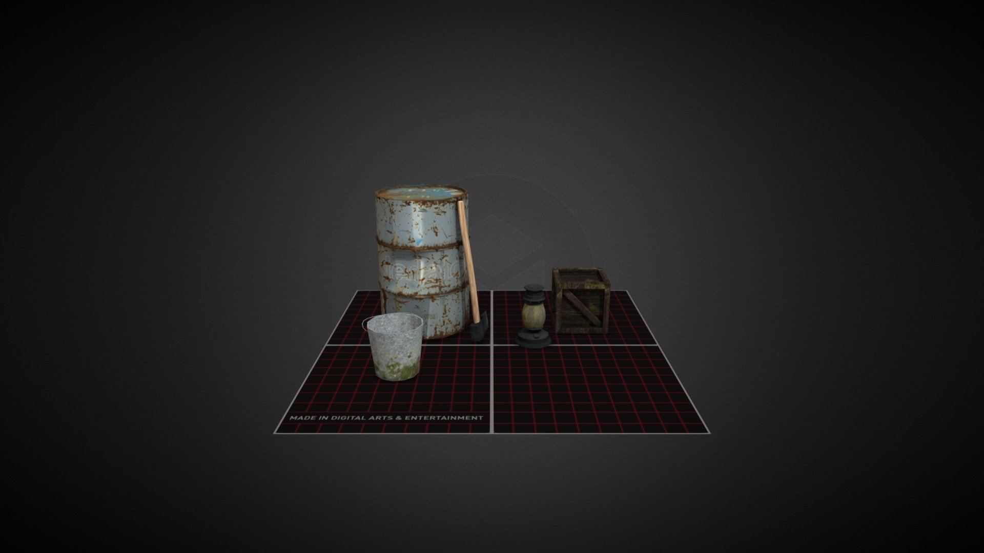 5 Props Assignment - 3D model by Shawn De Reu (@shawn.howest) [abaab88 ...