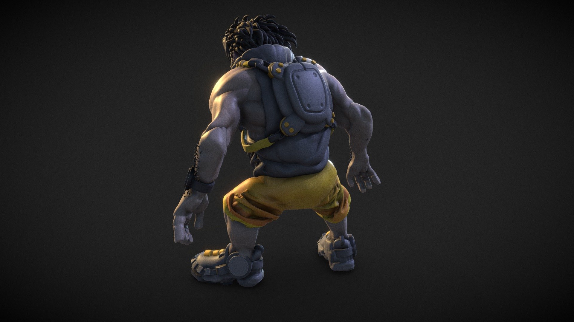 Toddler Troll VR sculpt for 3D Graphic Novel - 3D model by spiraloid ...