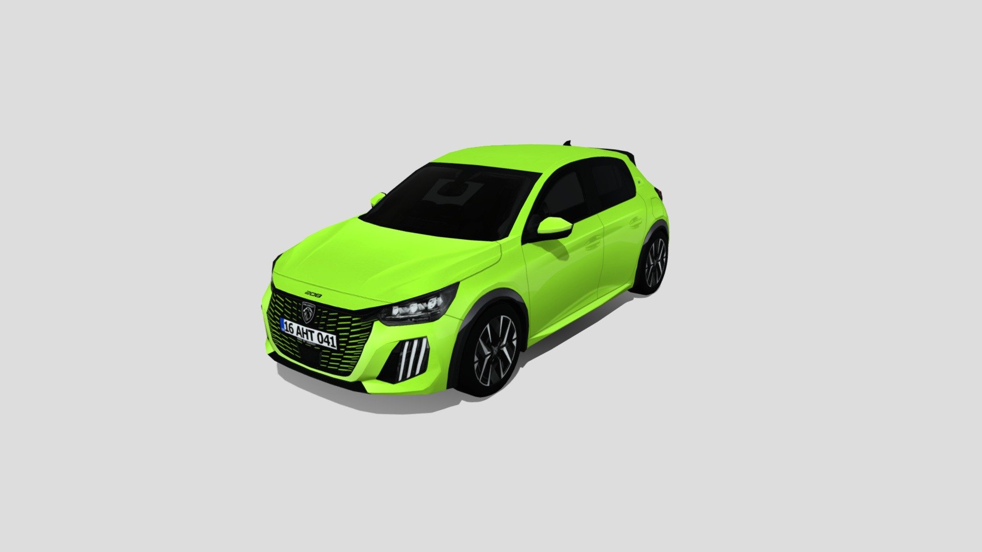 2024 Peugeot e208 - 3D model by VeesGuy [abacfe4] - Sketchfab