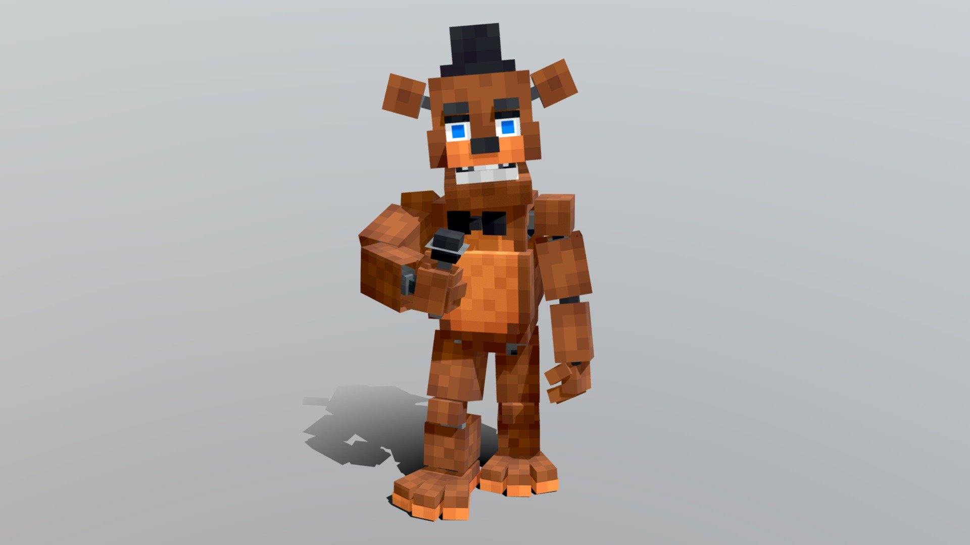 Freddy Fazbear Minecraft Model - 3D model by realxygamer926 [abae551 ...