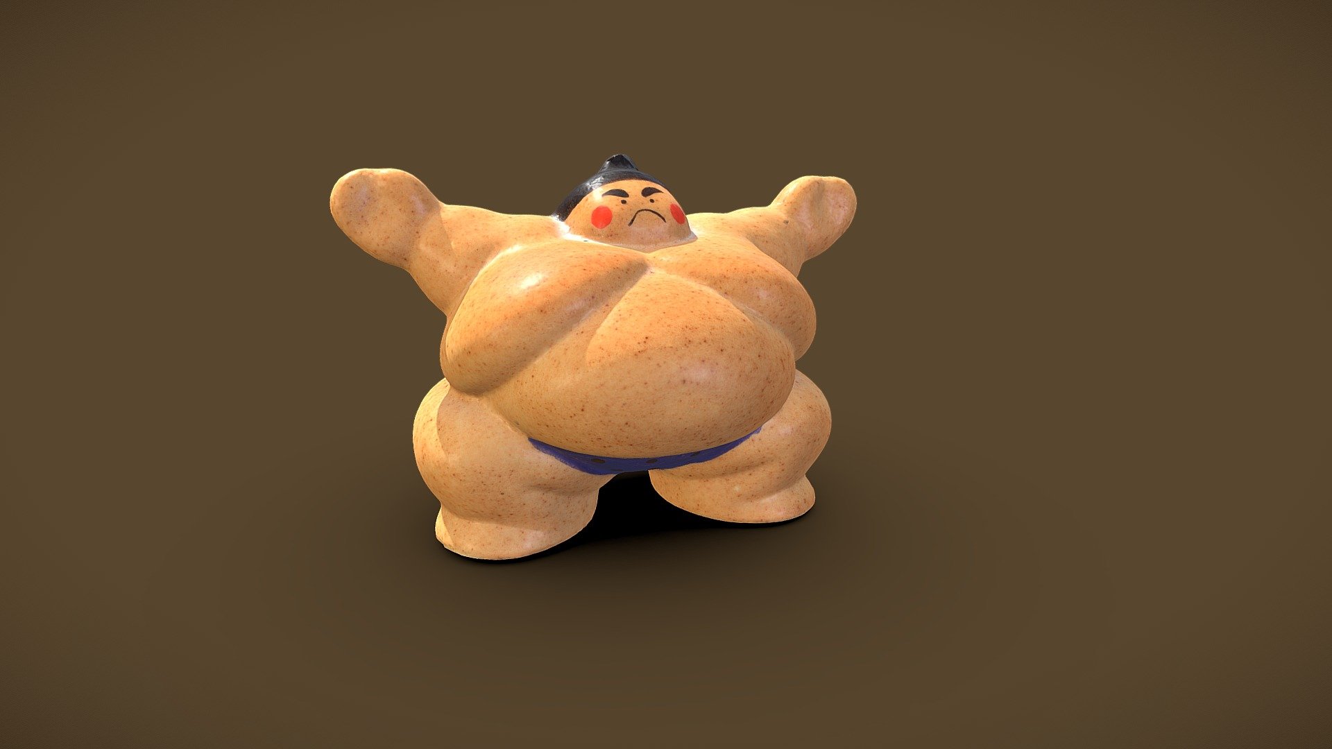 Sumo wrestler statue - Download Free 3D model by Lassi Kaukonen ...