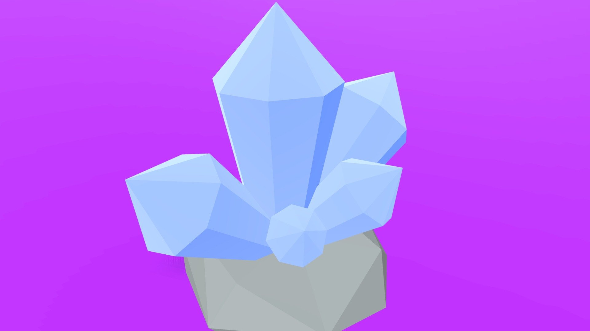 Crystal - 3D model by takeymino [abb0e2a] - Sketchfab