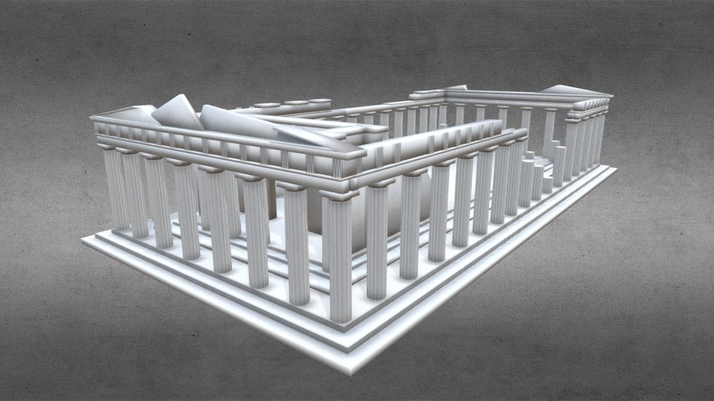 Parthenon - Download Free 3D model by edgaro [abb233a] - Sketchfab